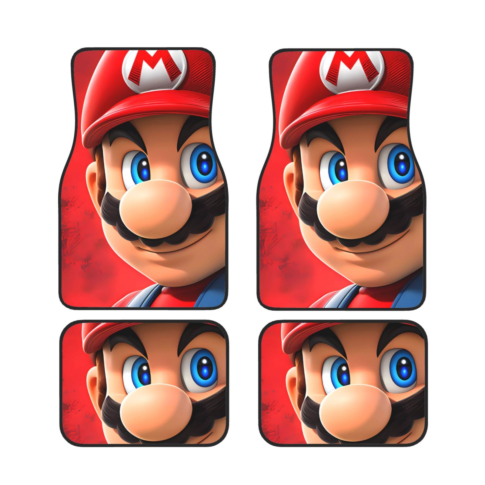 Defioc Mario for Car Carpet Mats,Car Floor Mat Set of 4 Car Carpet Mats ...