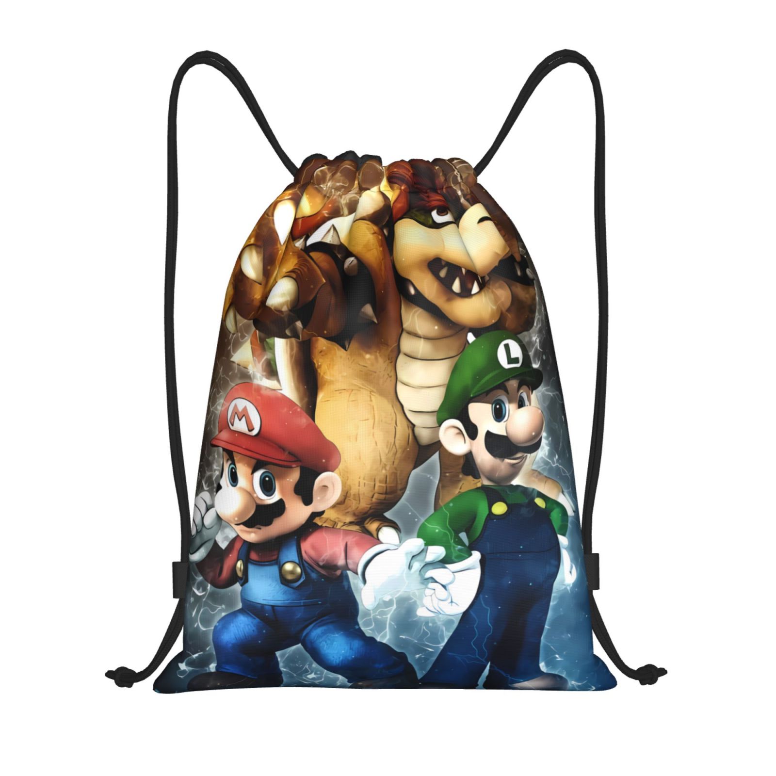 Defioc Mario for Drawstring Backpack Sports Gym Bag for Women Men ...