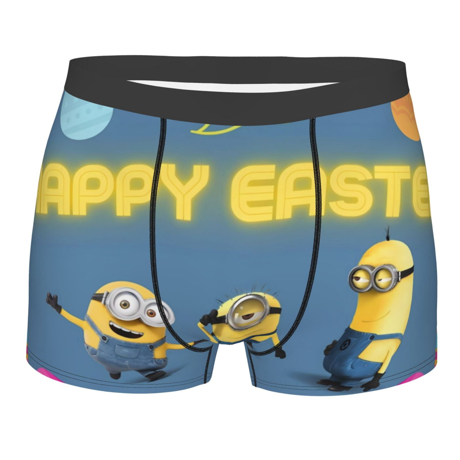 Defioc Minions Pattern Men's Cotton Boxer Briefs Underwear Cool ...