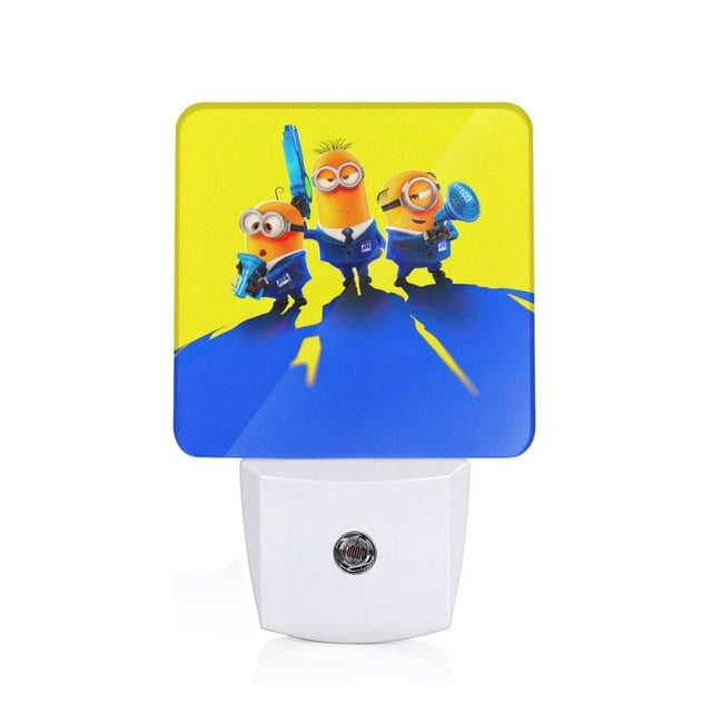 Defioc Minions Print LED Nightlight,Night Lights Plug into Wall with ...