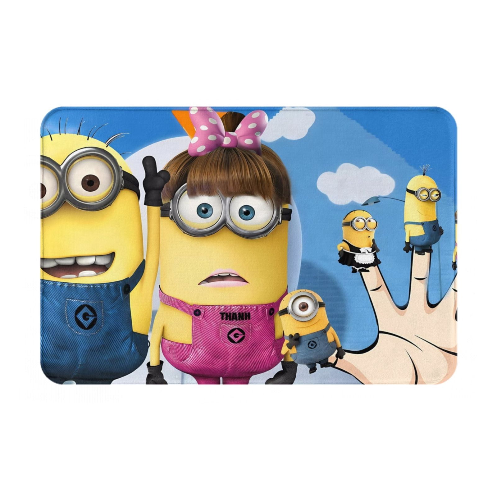 Defioc Minions Print Outdoor Indoor Sturdy Doormats , Anti Fatigue Soft ...