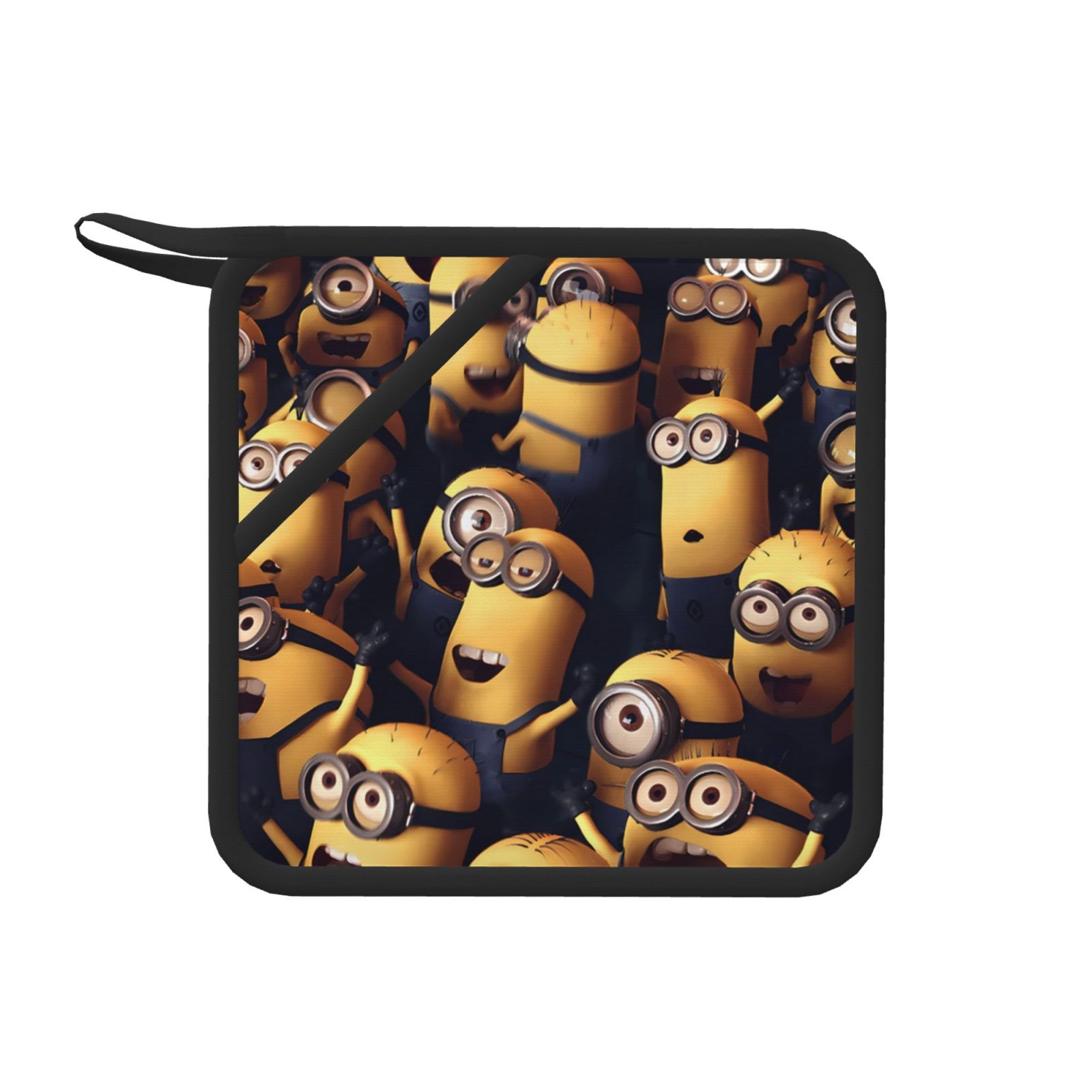 Defioc Minions Print Trivets for Hot Dishes,Silicone Hot Pads Pot ...
