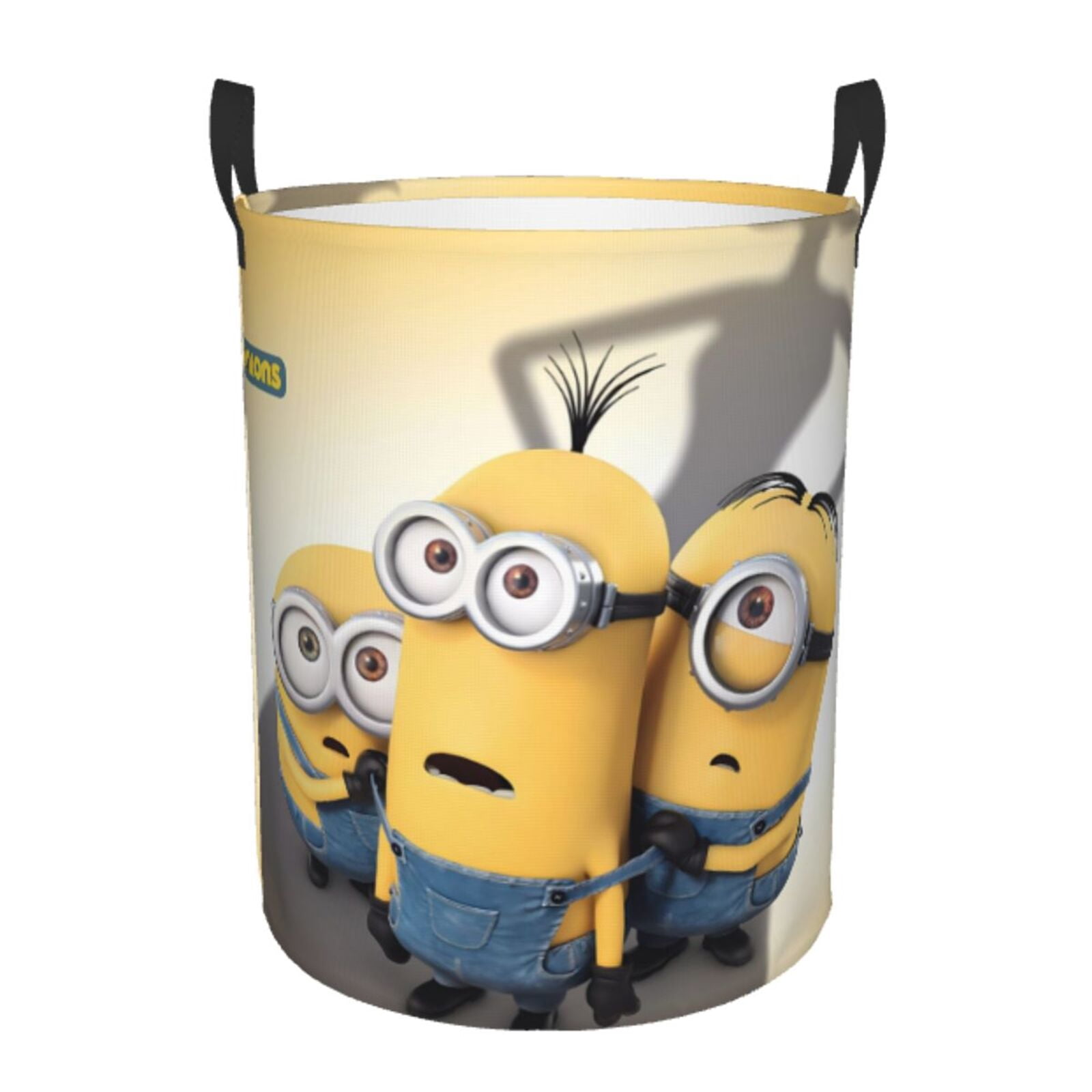 Defioc Minions Print Waterproof Foldable Laundry Hamper Bucket with ...