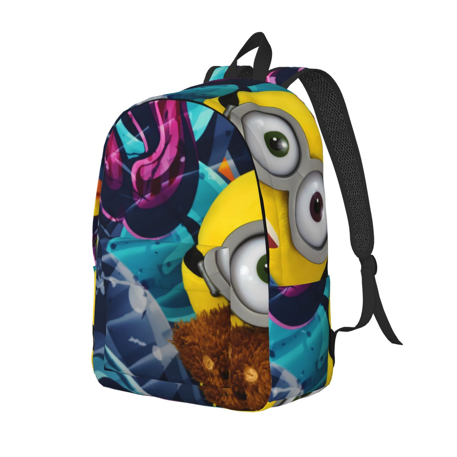 Defioc Minions for Canvas Backpack,Travel Rucksack Unisex Knapsack ...
