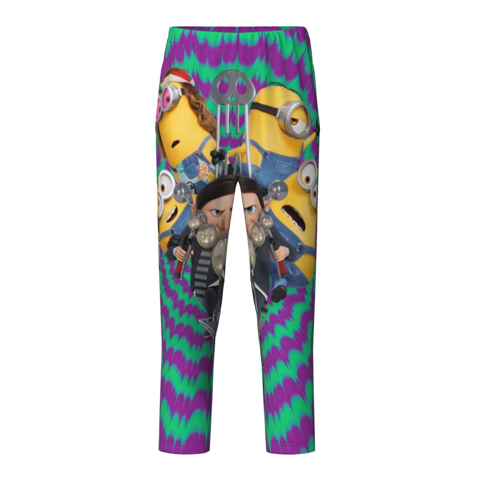 Defioc Minions for Pajamas Pants for Teen,Elastic Waist Pajama Bottoms ...