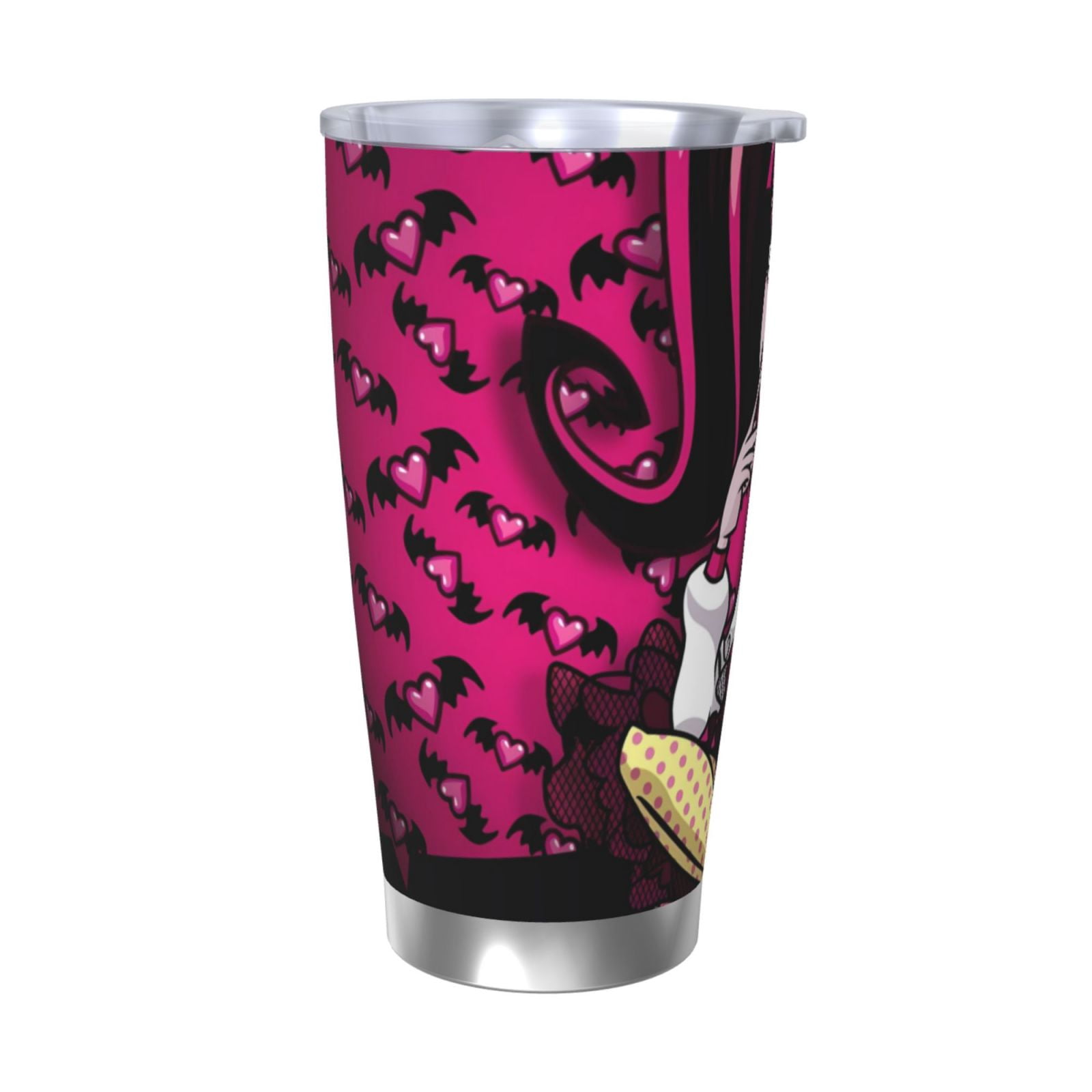Defioc Monster High Print 20oz Insulated Tumbler with Lid,Coffee Mug ...