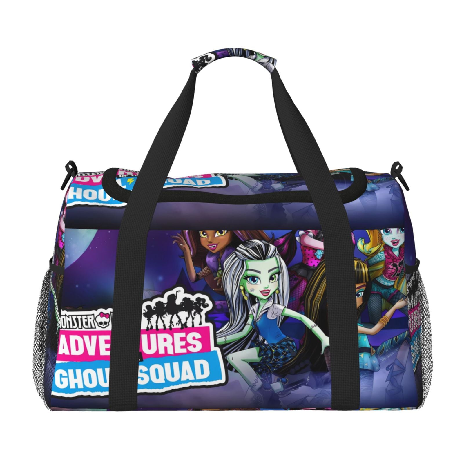 Defioc Monster High Print Hand Travel Bag - Foldable Travel Duffel Bags ...