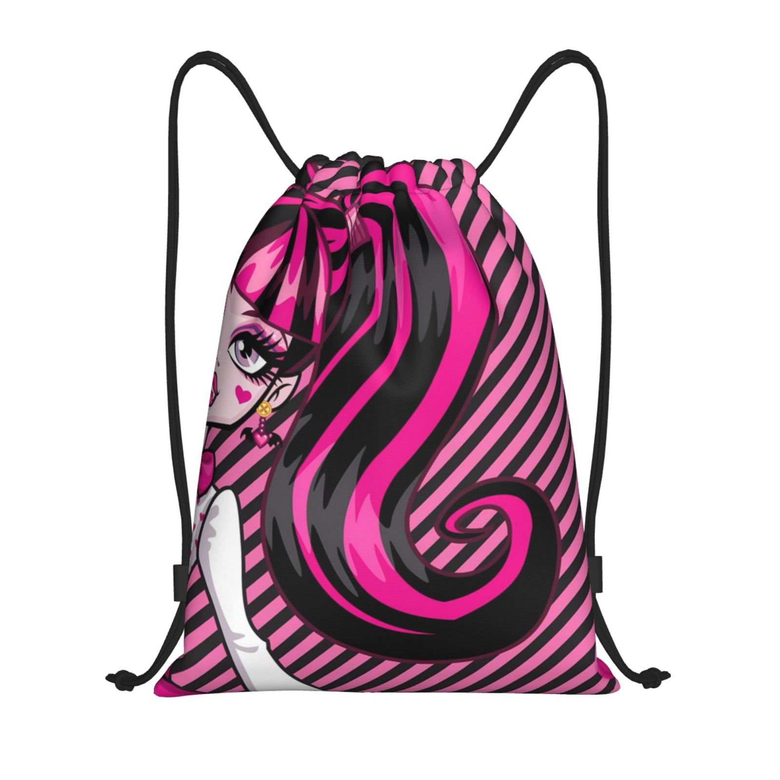 Defioc Monster High for Drawstring Backpack Sports Gym Bag for Women ...