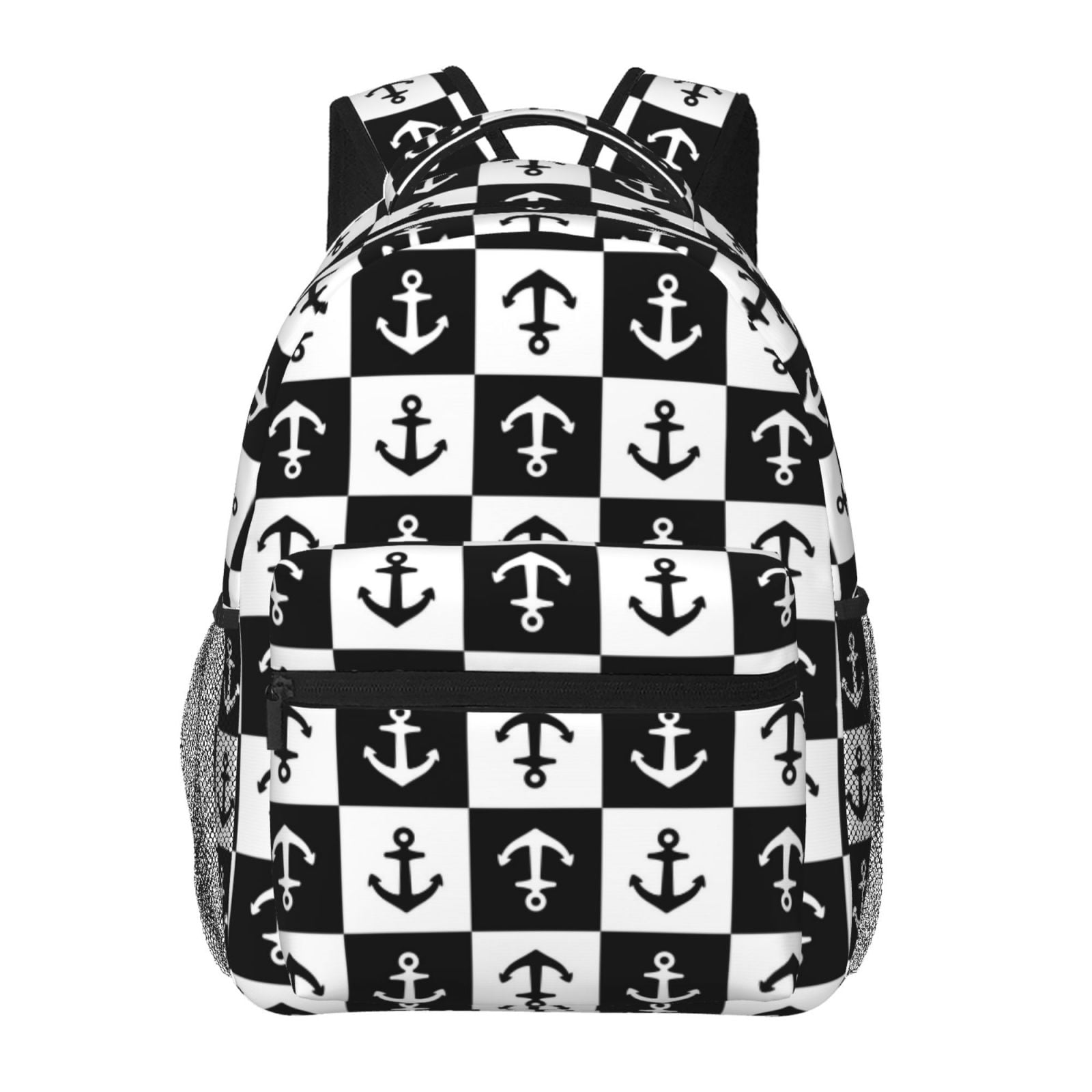 Defioc Nautical Anchors1 Pattern Laptop Backpack,Travel Backpack ...