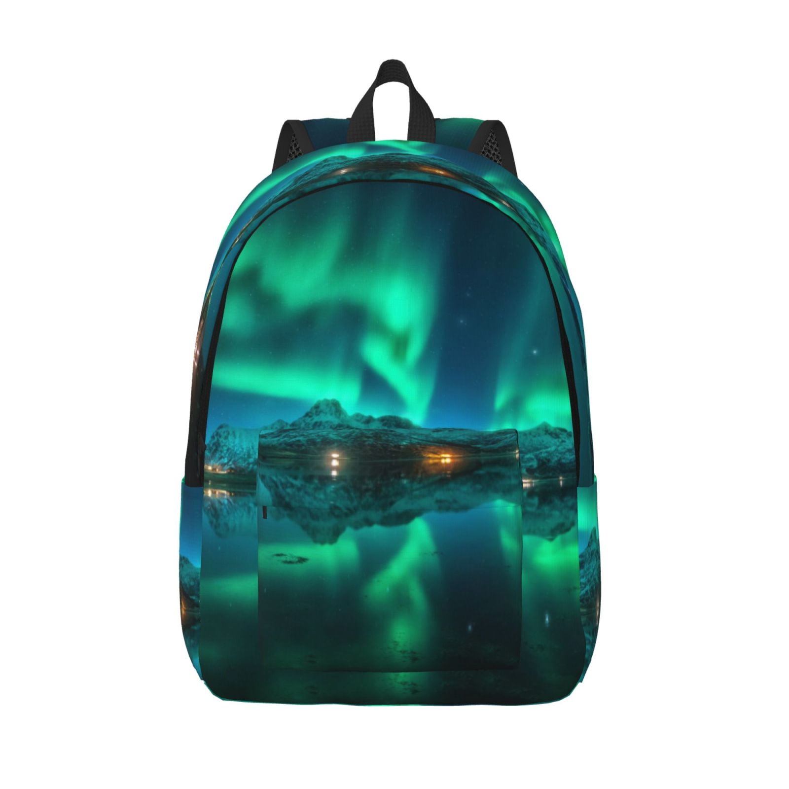 Defioc Northern Lights for Canvas Backpack,Travel Rucksack Unisex ...