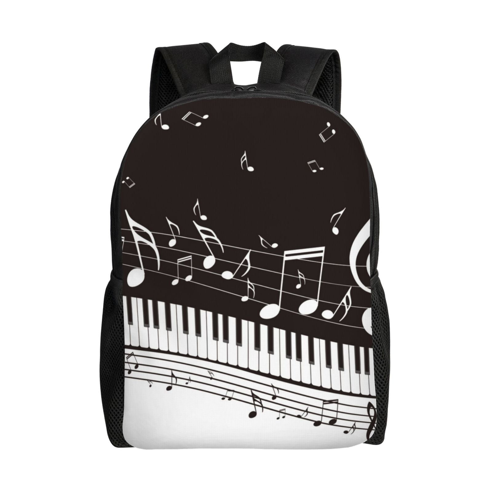 Defioc Piano Keys With Musical Notes Print Backpack -Travel,or Work ...