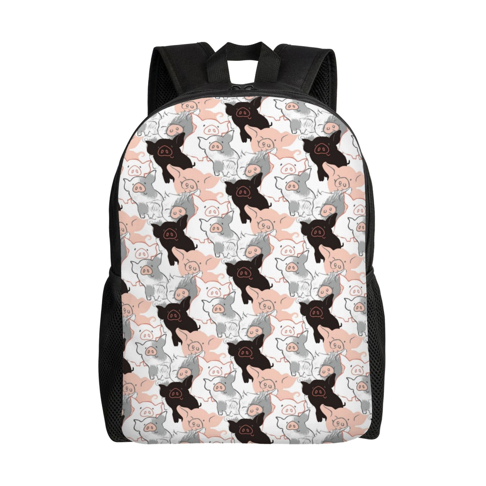 Defioc Pigs Print Backpack -Travel,or Work Bookbag Daypacks with 15 ...