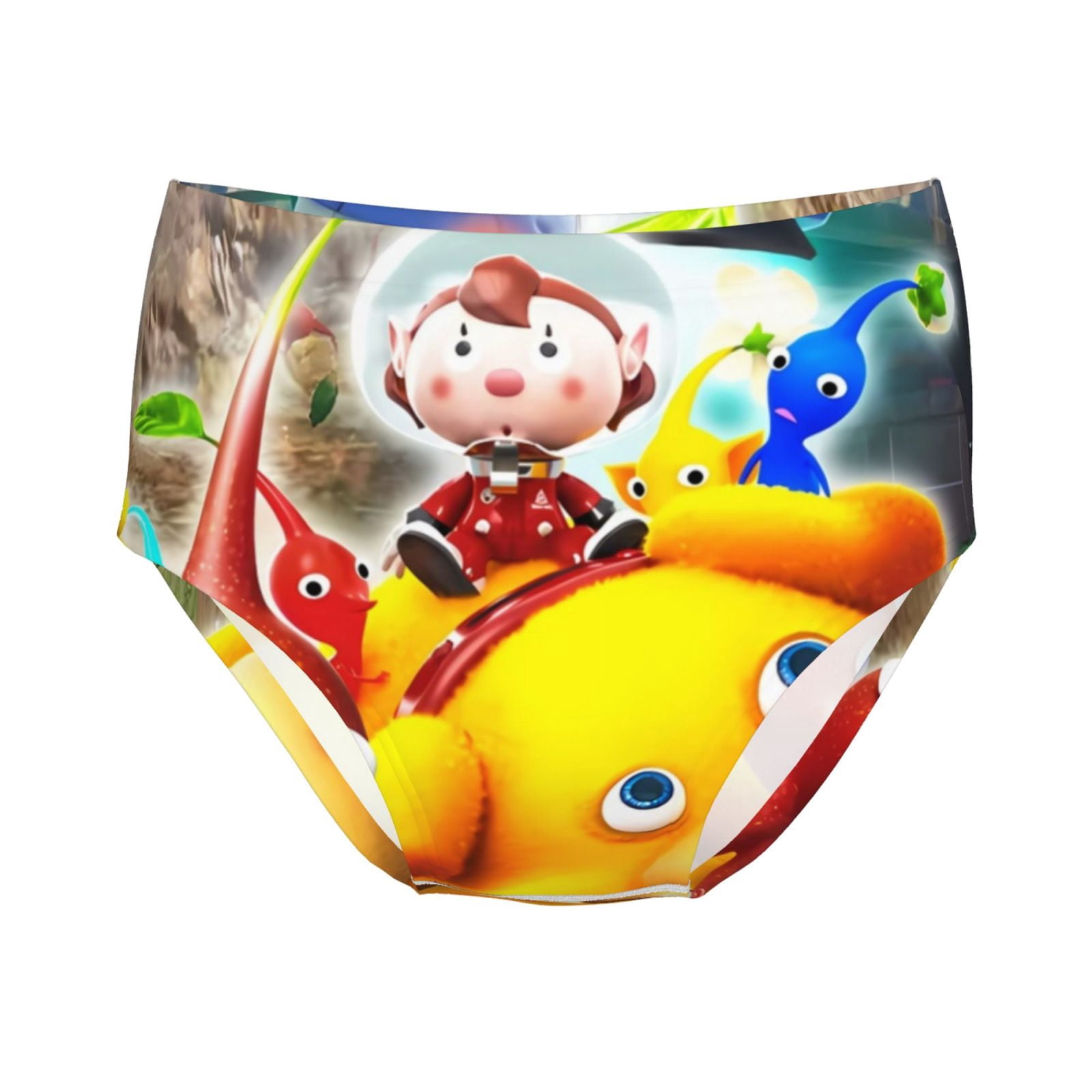 Defioc Pikmin Pattern Girls Underwear Stretch Cotton Panties For Girls