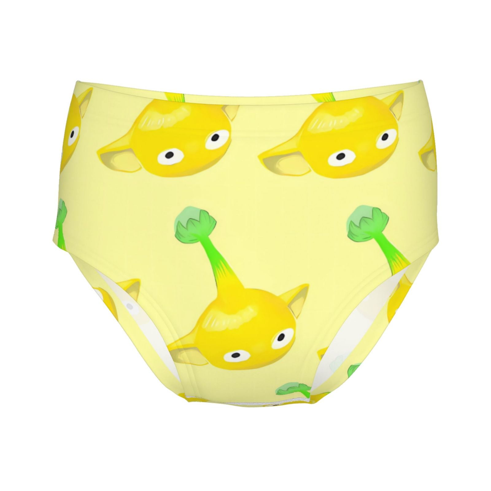 Defioc Pikmin Pattern Girls Underwear Stretch Cotton Panties For Girls