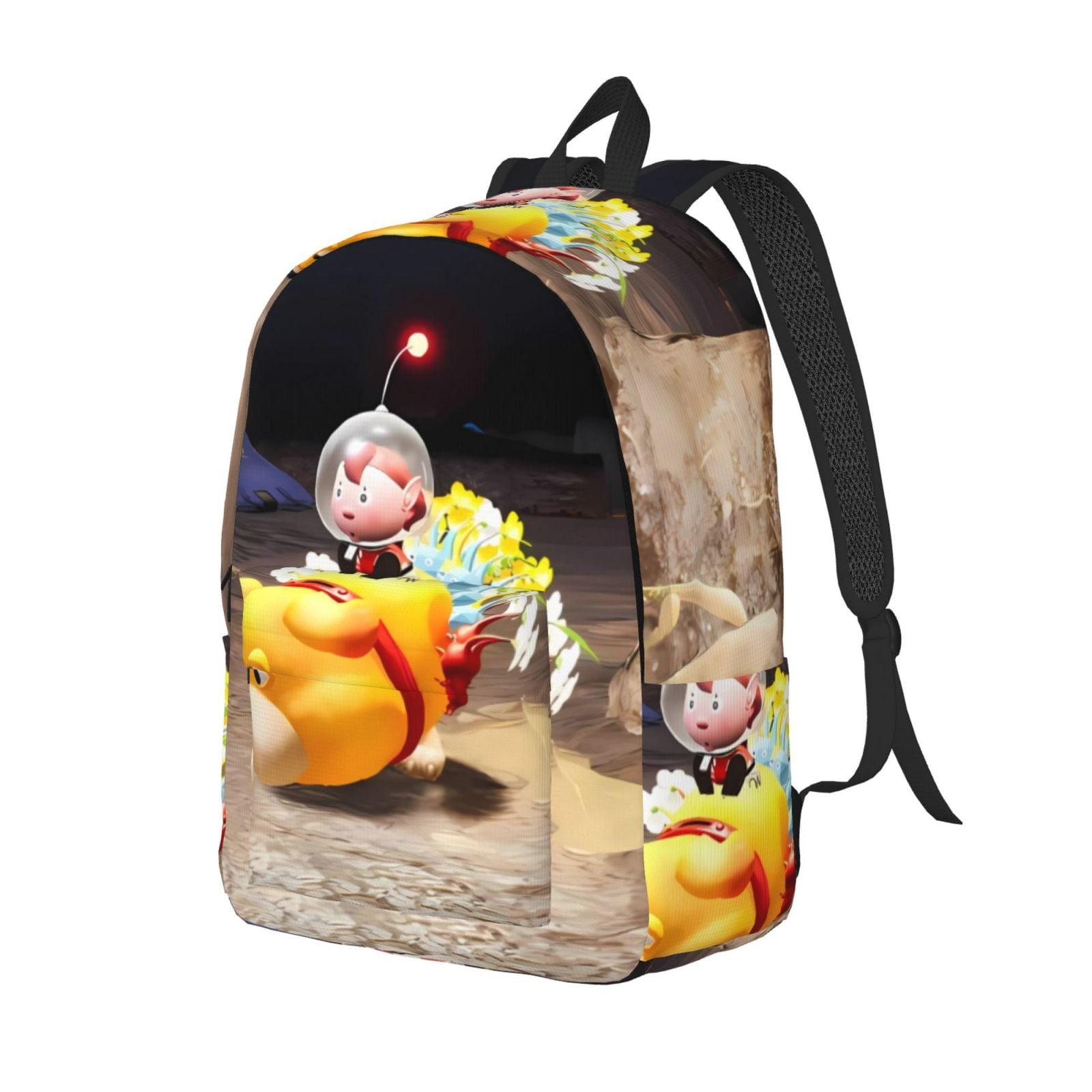 Defioc Pikmin for Canvas Backpack,Travel Rucksack Unisex Knapsack ...