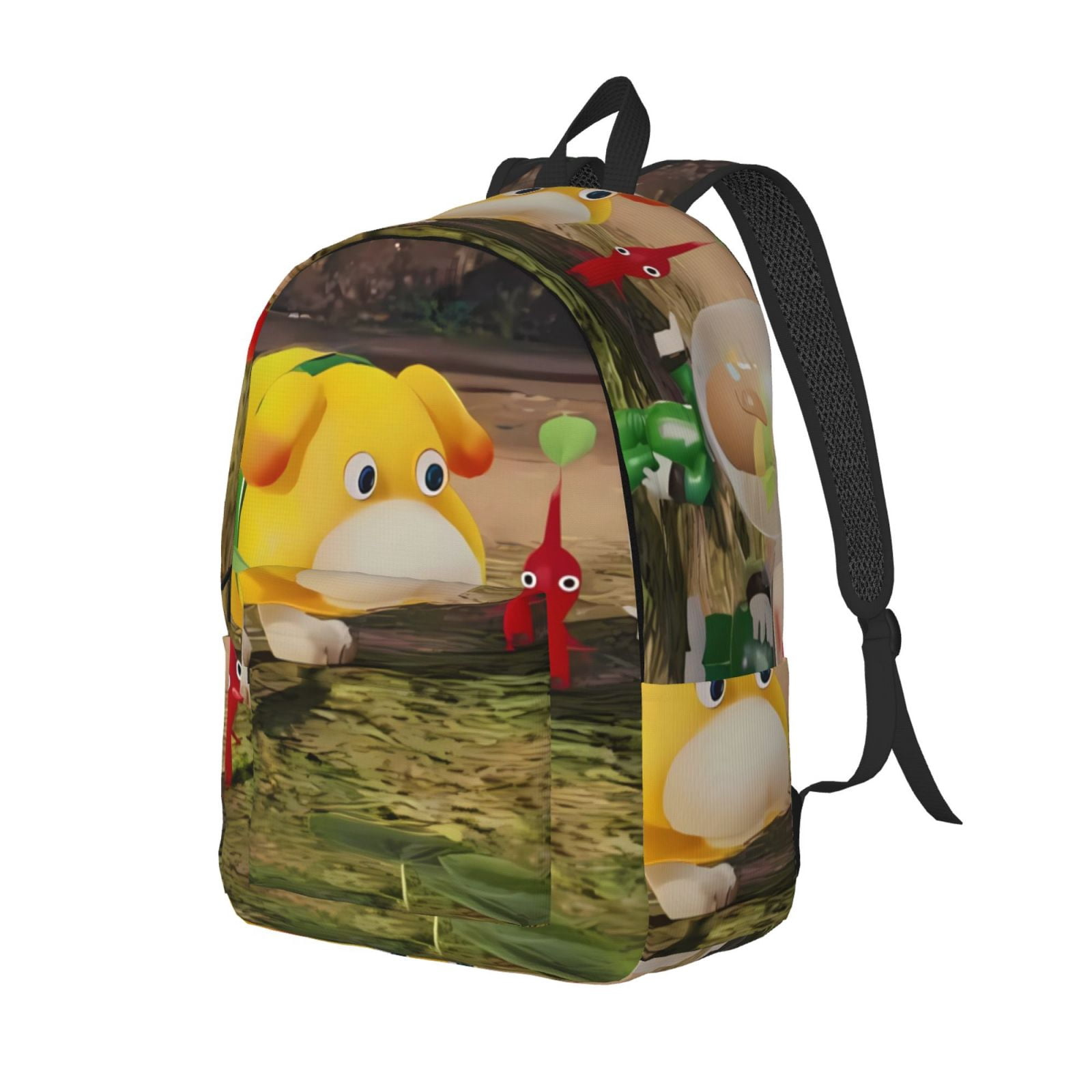 Defioc Pikmin for Canvas Backpack,Travel Rucksack Unisex Knapsack ...