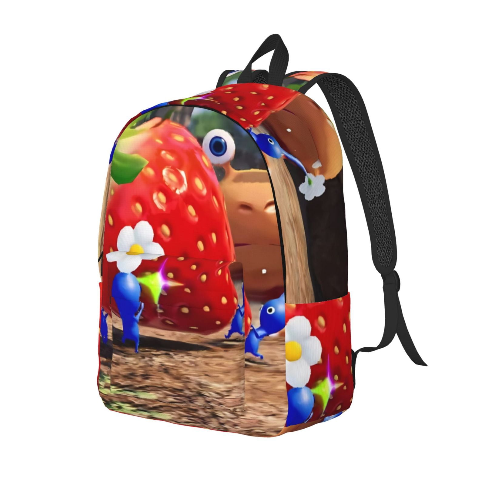 Defioc Pikmin for Canvas Backpack,Travel Rucksack Unisex Knapsack ...