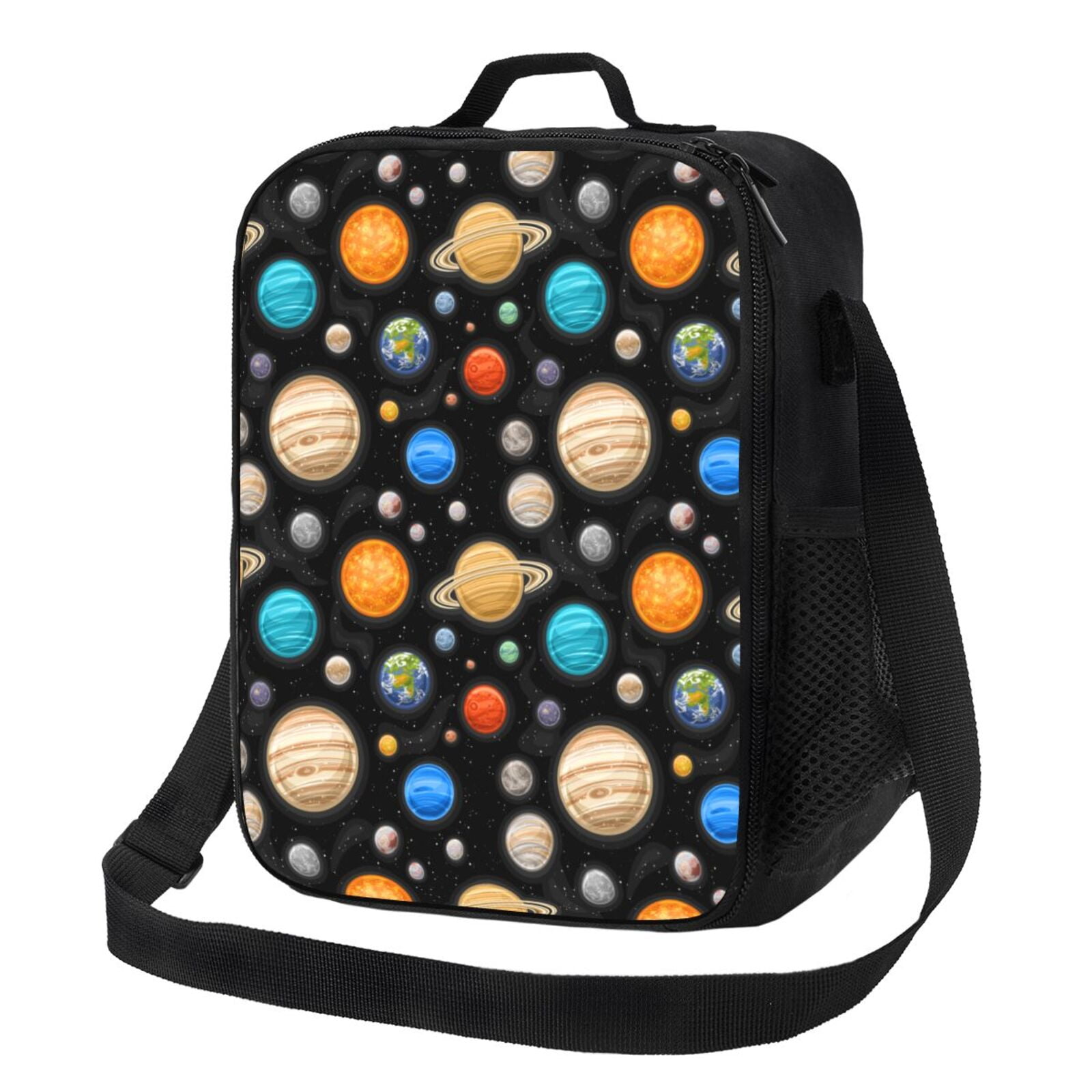 Defioc Planets In Deep Space Print Lunch Box for Men & Women, Insulated ...