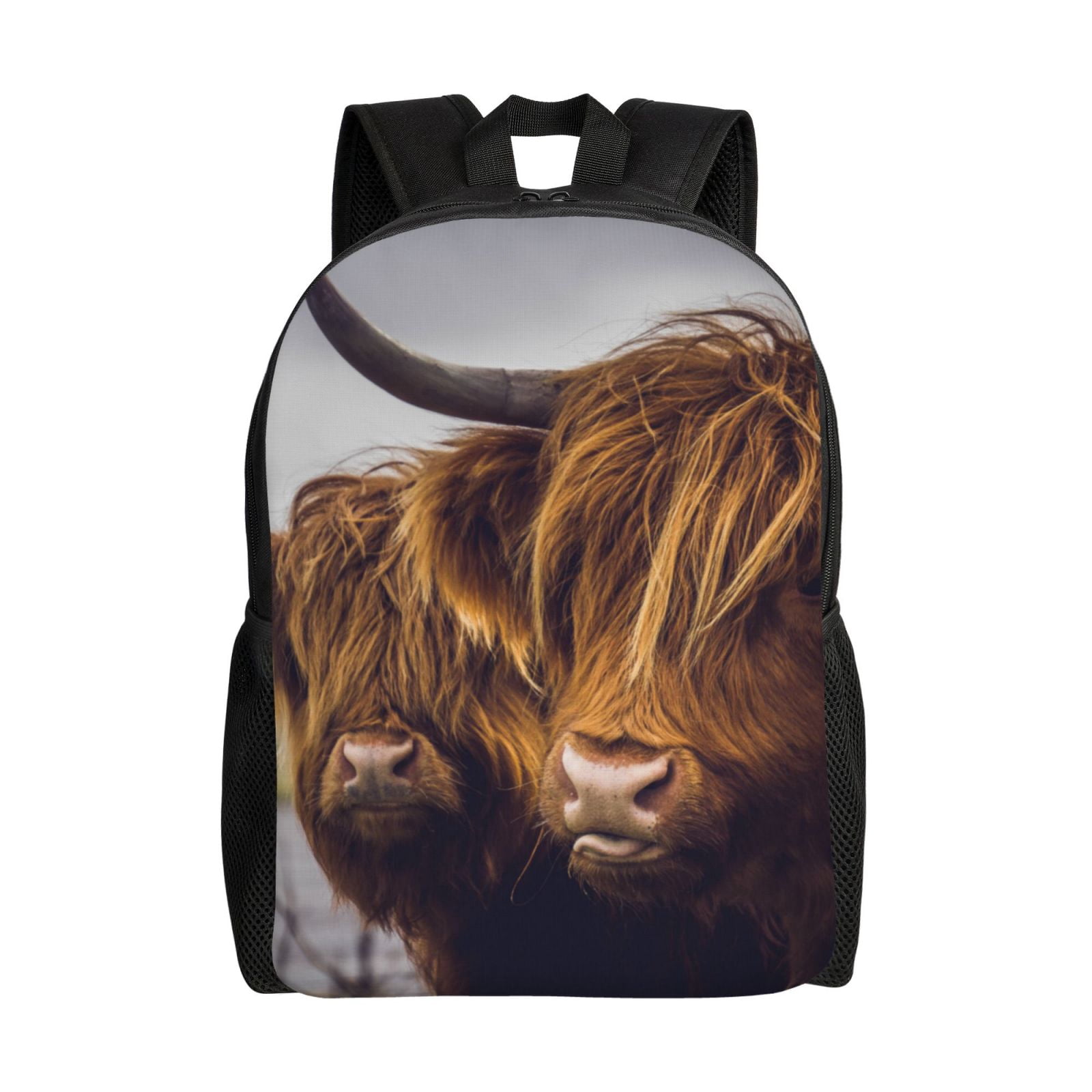 Defioc Portrait Of Cow With Its Baby Cow Print Backpack -Travel,or Work ...