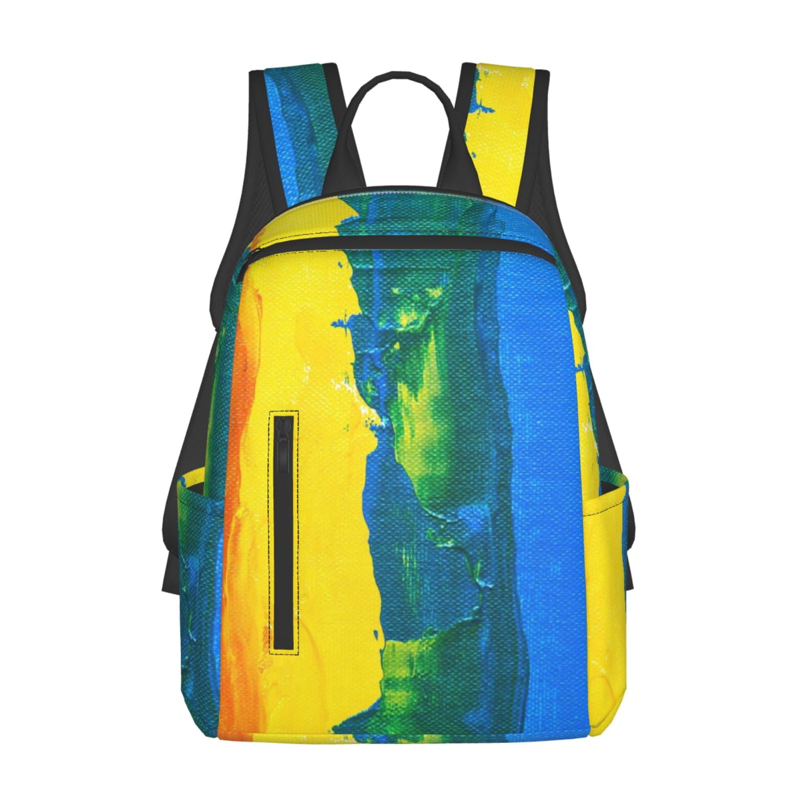 Defioc Rainbow Colored Pattern Travel Laptop Backpack,Lightweight Backpack Travel Hiking Daypack ...