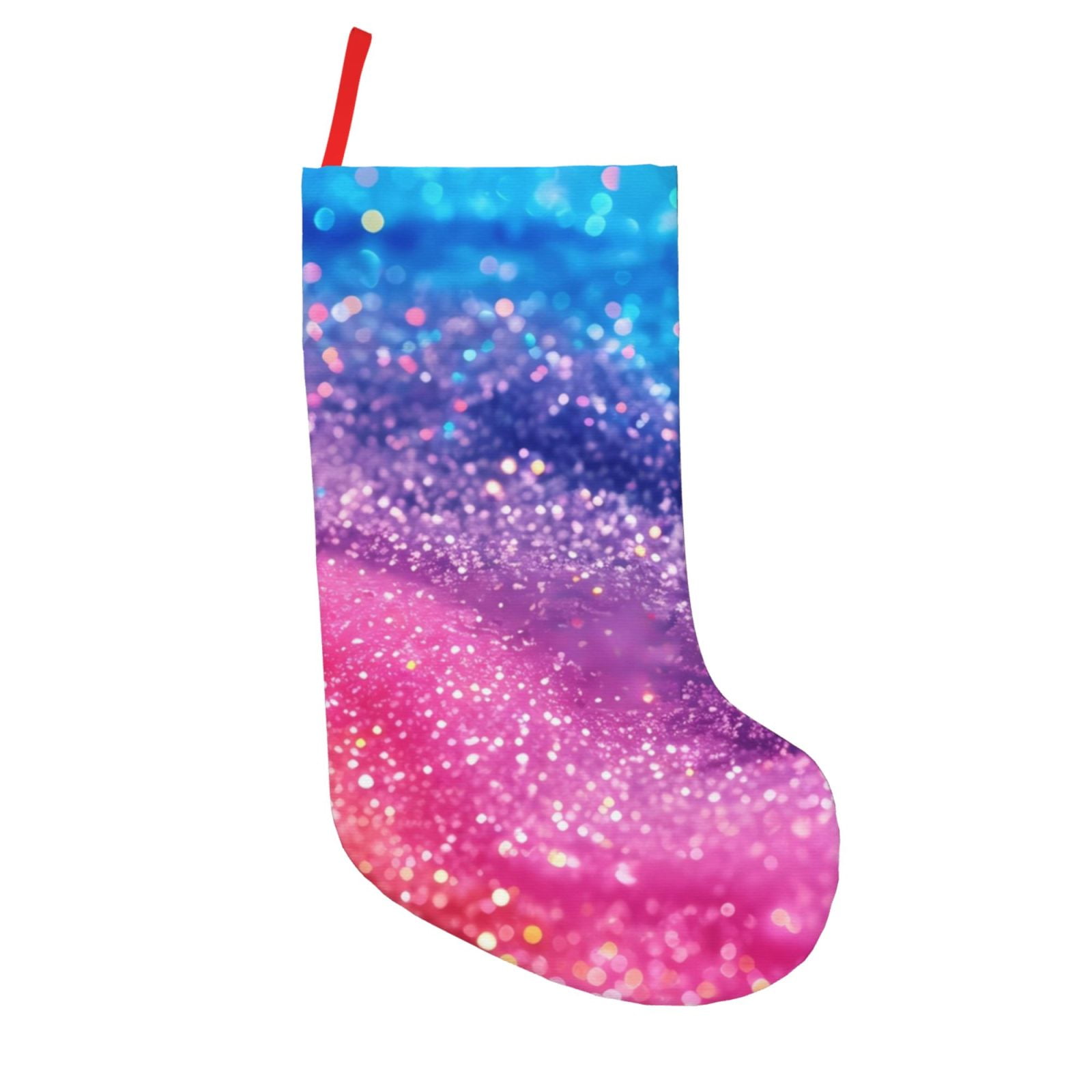 Defioc Rainbow Glitter Cute for Christmas Stockings 18" Personalized ...