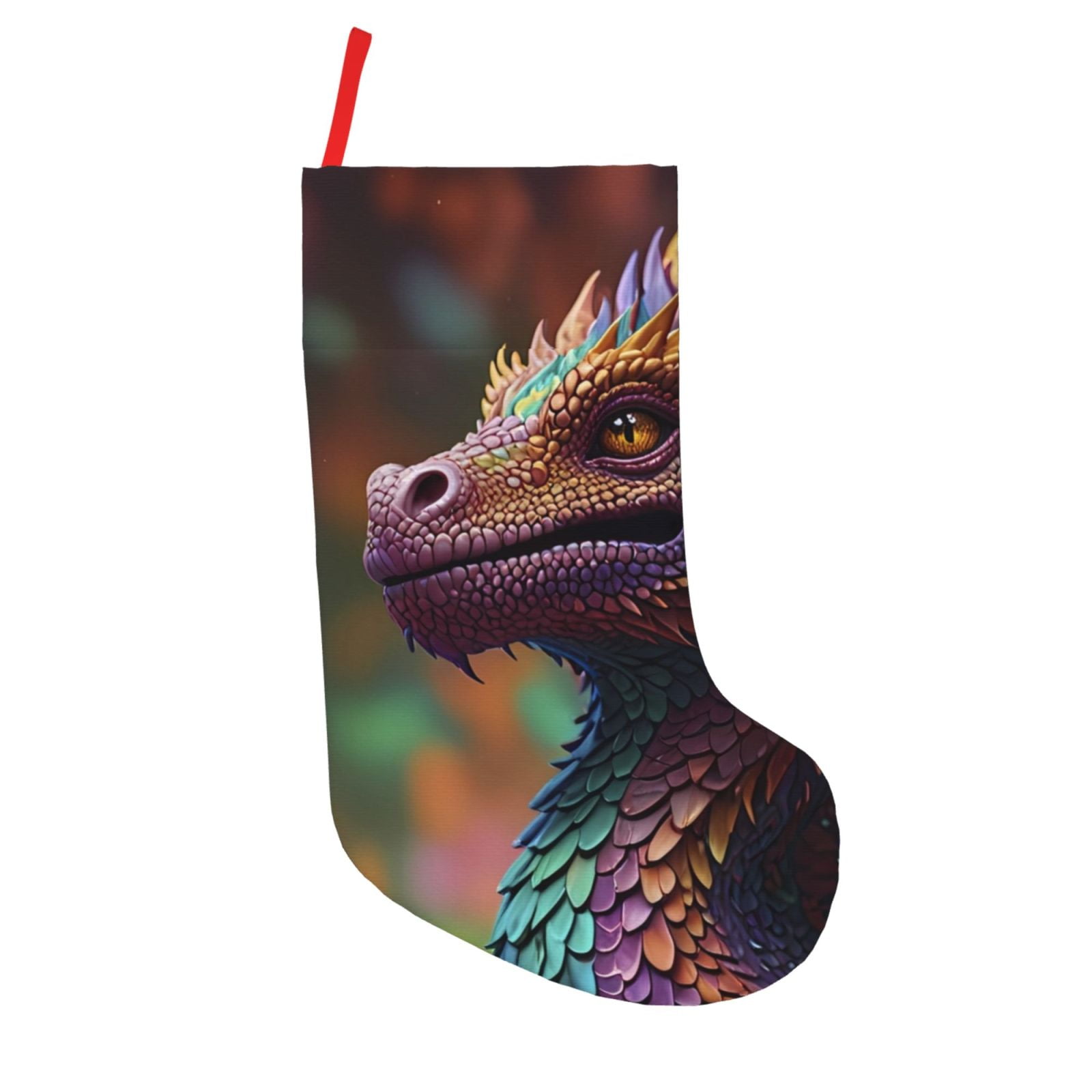 Defioc Rainbow Scales Fantasy Dragon for Christmas Stockings 18 ...