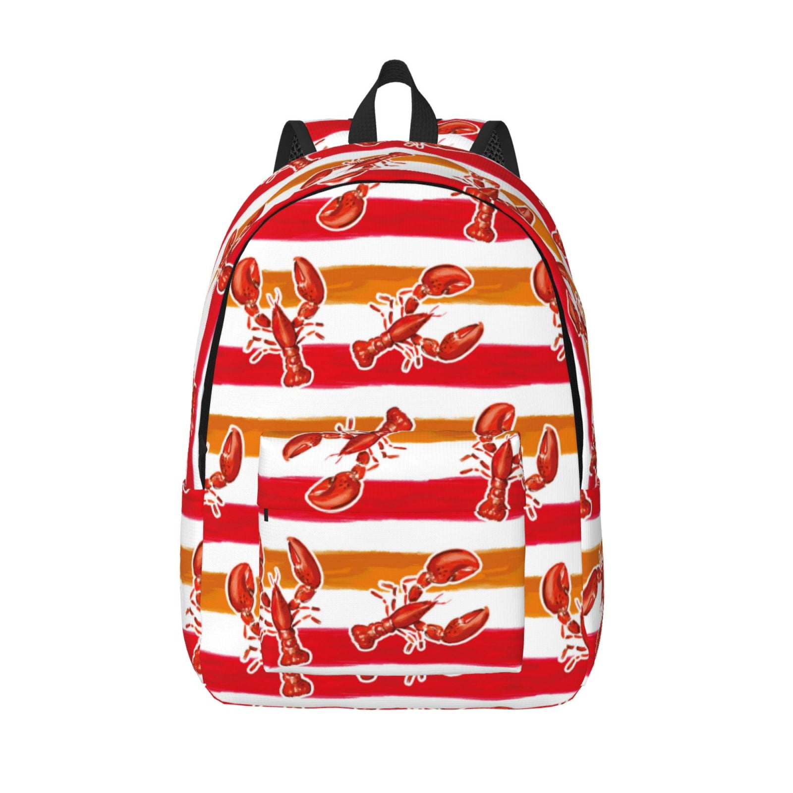 Defioc Red Lobster for Canvas Backpack,Travel Rucksack Unisex Knapsack ...