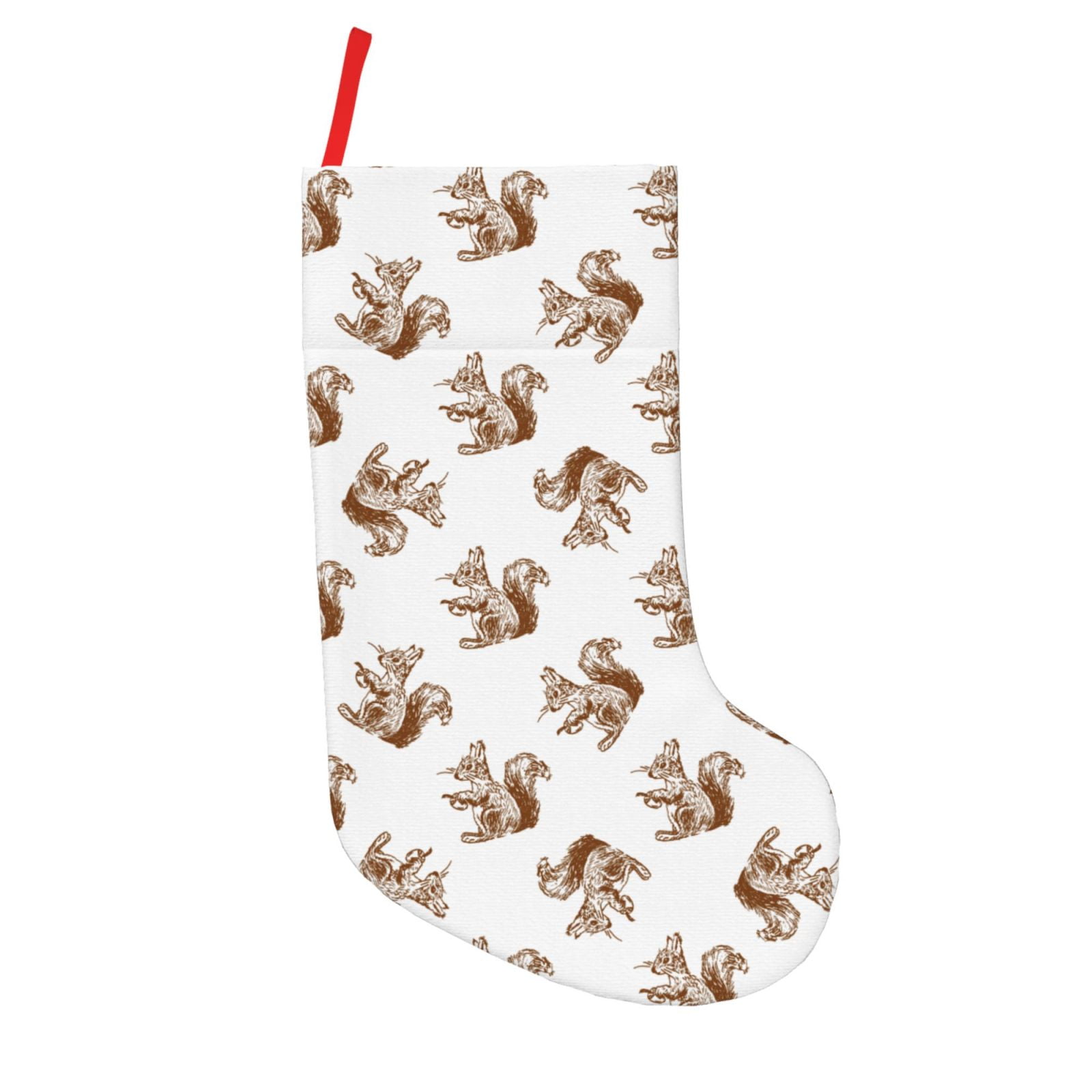 Defioc Retro Squirrel for Christmas Stockings 18" Personalized Holiday ...