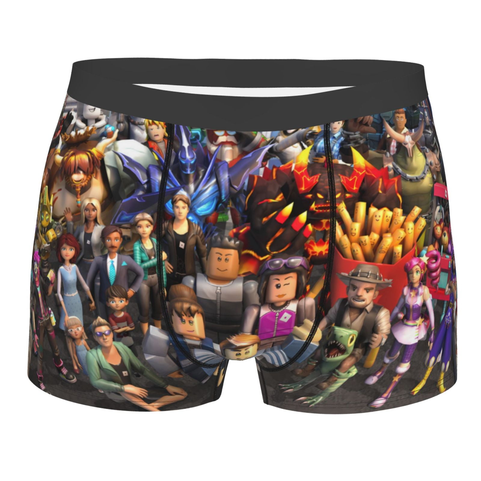 Defioc Roblox Pattern Men's Cotton Boxer Briefs Underwear Cool ...