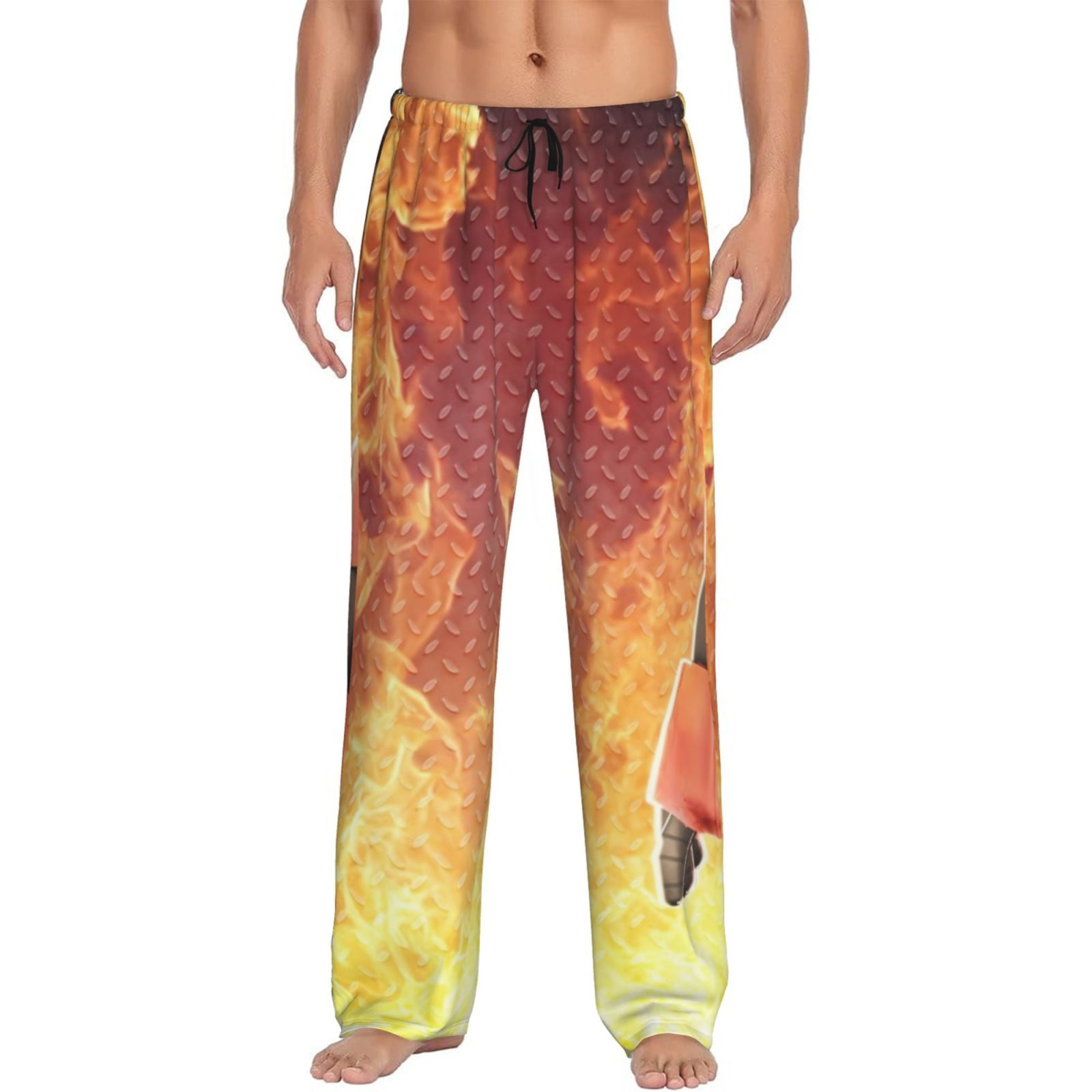 Defioc Roblox Pattern Men's Pajama Pants,Soft Sleepwear Pants PJ ...