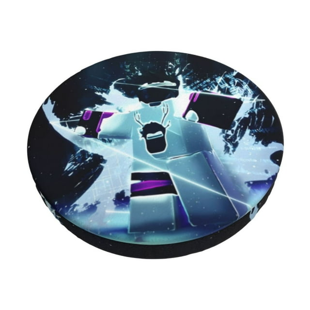 Defioc Roblox Print Bar Stool Cover,Round Seat Cushion for Barstool ...