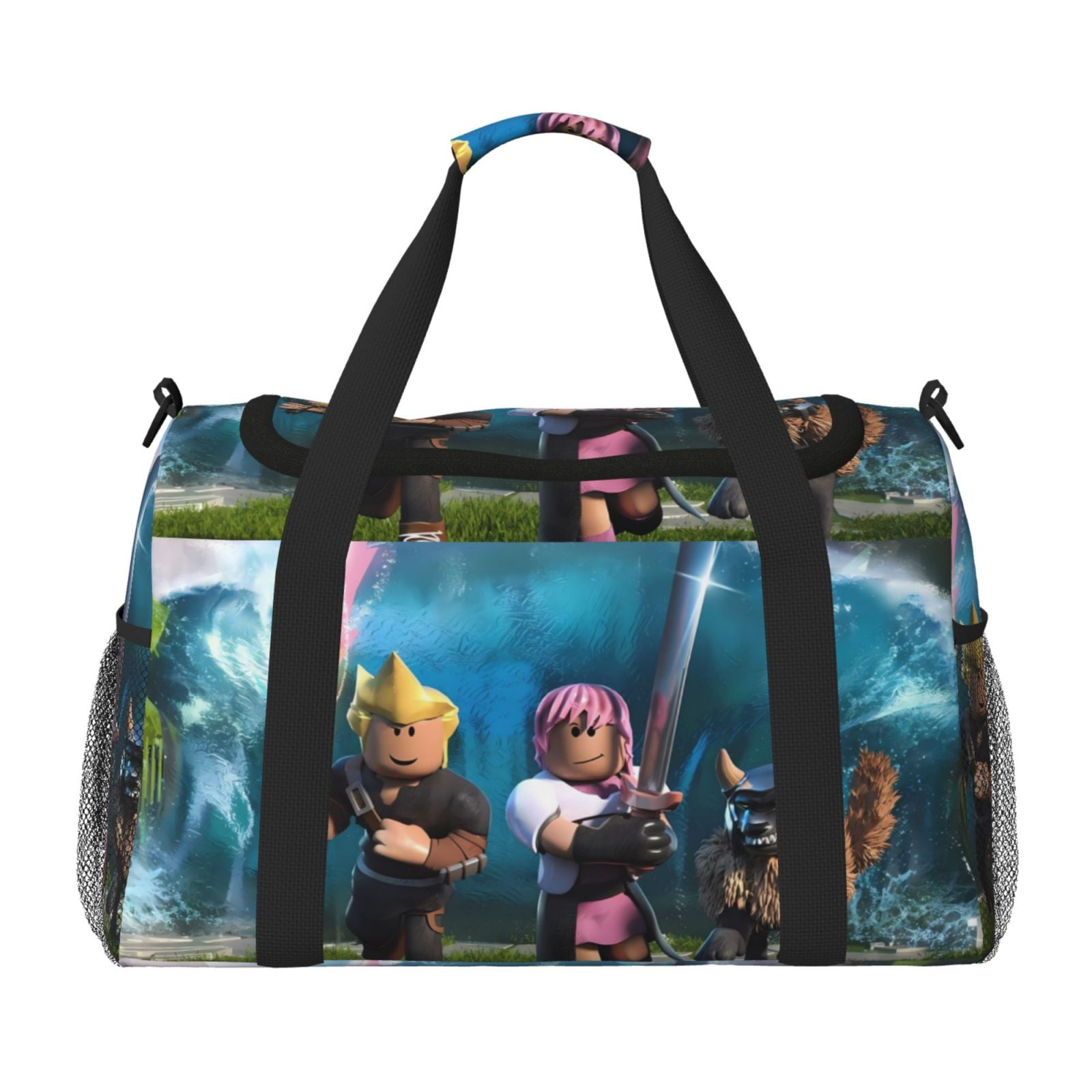 Defioc Roblox Print Hand Travel Bag - Foldable Travel Duffel Bags for ...