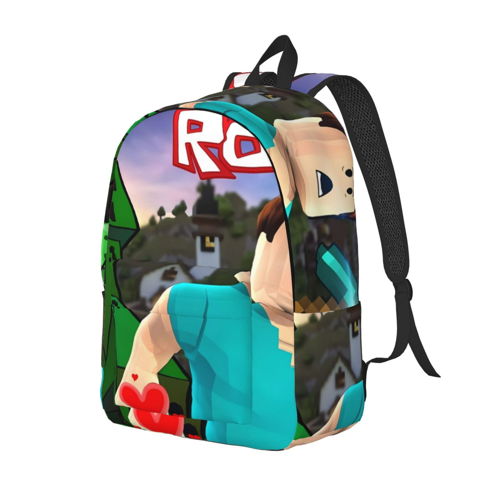 Defioc Roblox for Canvas Backpack,Travel Rucksack Unisex Knapsack ...