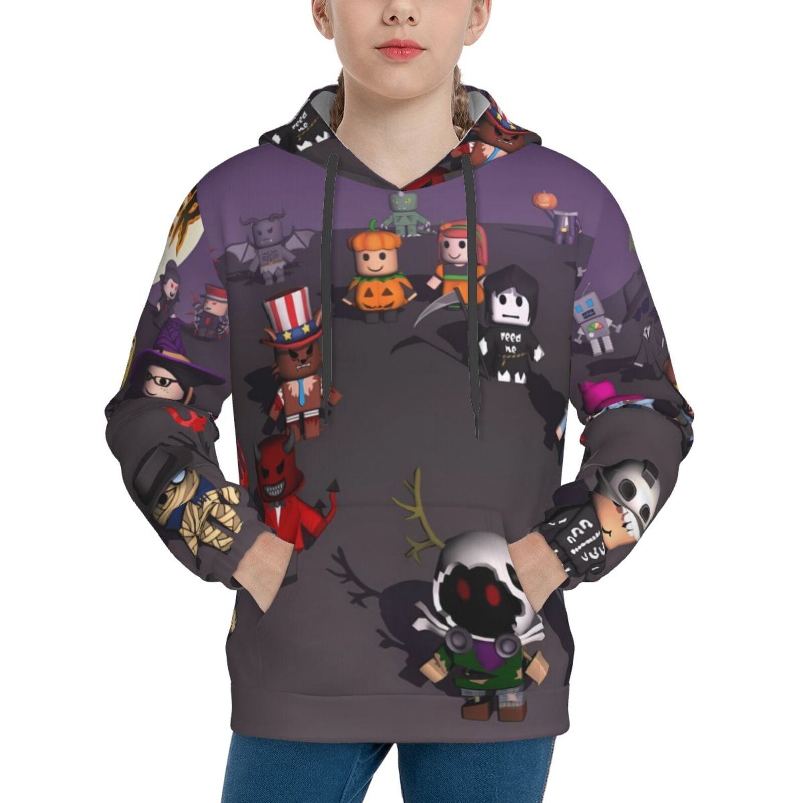 Defioc Roblox for Teenager Pullover Hoodie Sweatshirts, Fall Hoodie ...