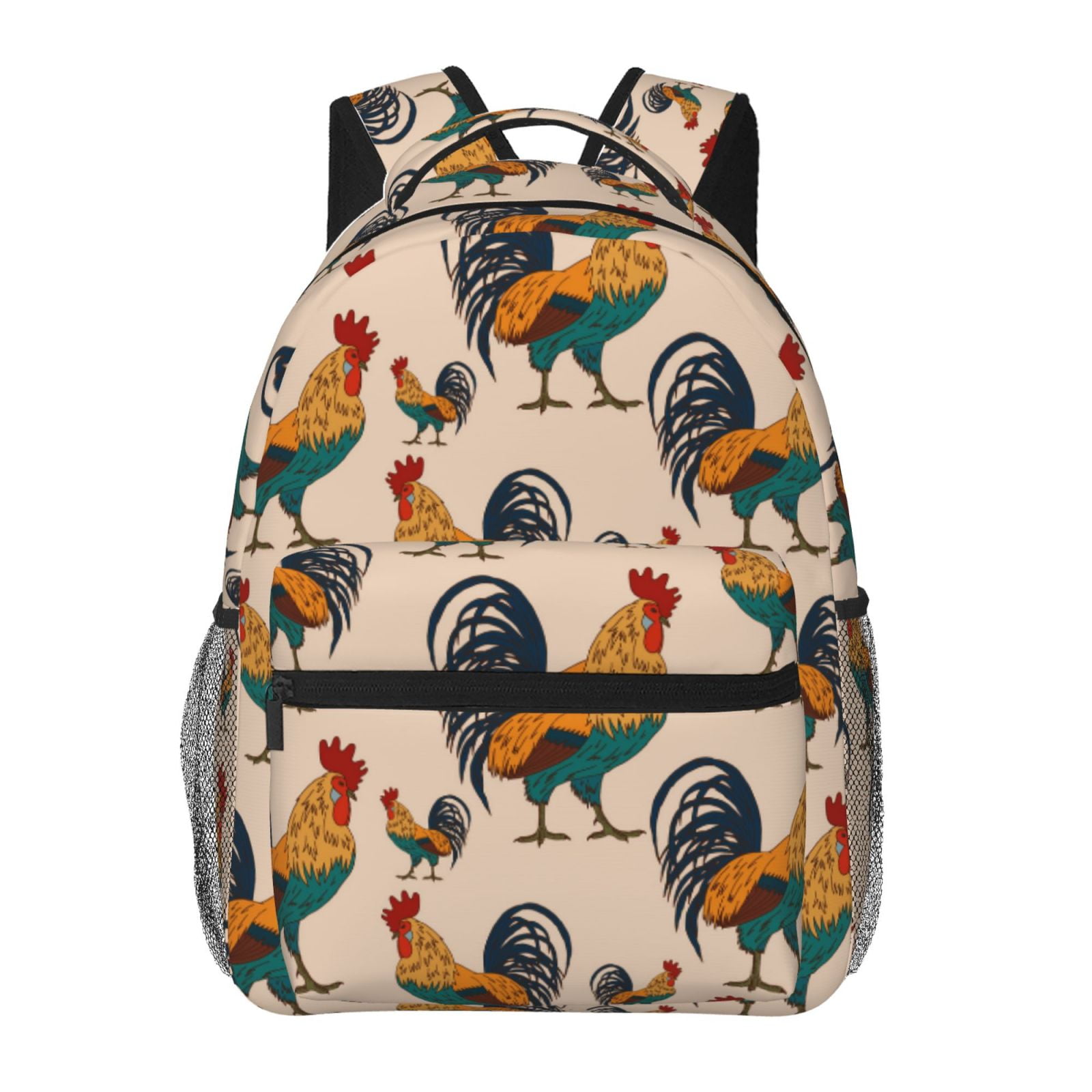 Defioc Rooster Pattern Laptop Backpack,Travel Backpack Outdoor ...