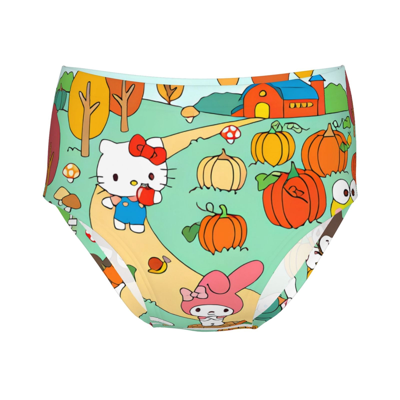 Defioc Sanrio Pattern Girls Underwear Stretch Cotton Panties For Girls Cute Panties For Teenage