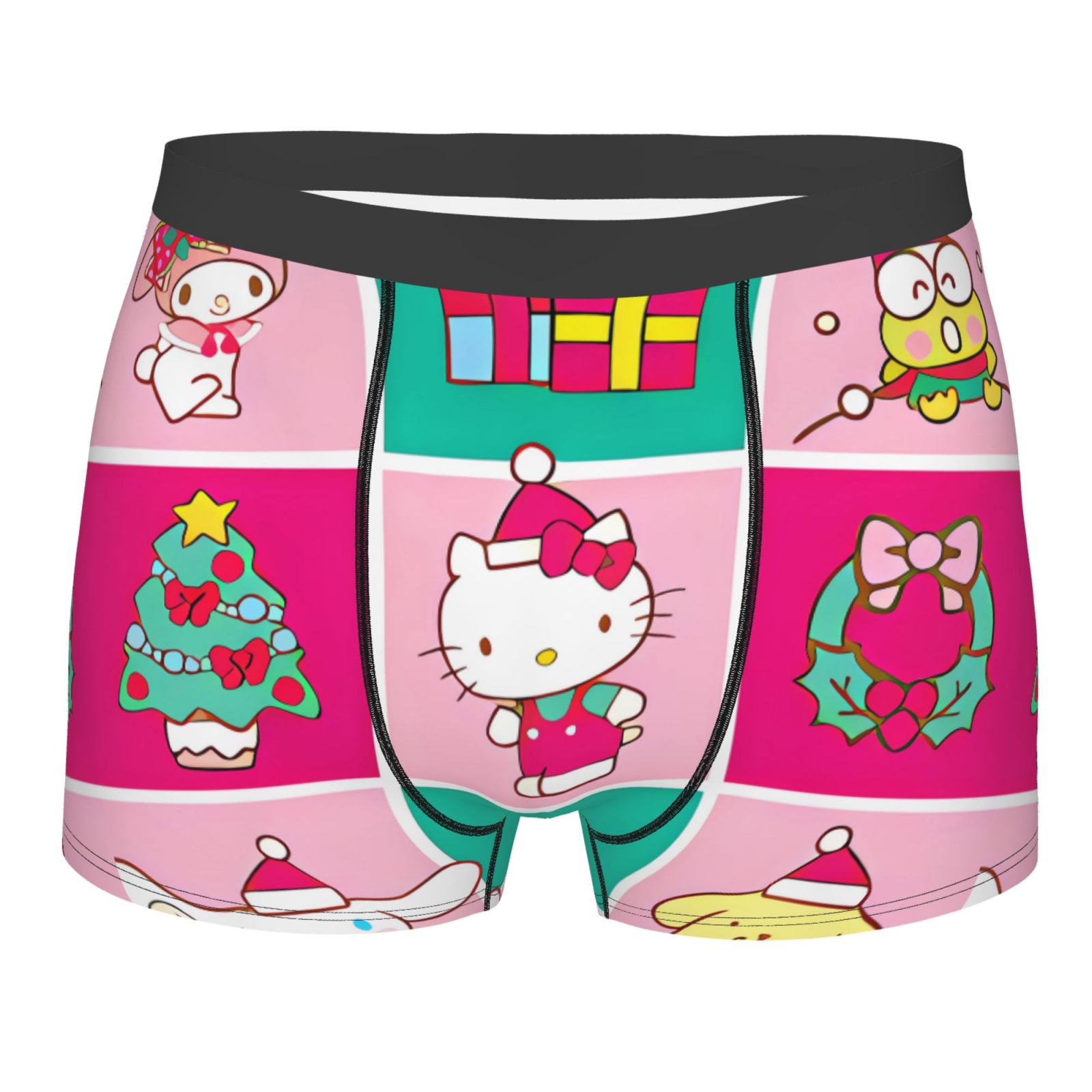 Defioc Sanrio Pattern Men's Cotton Boxer Briefs Underwear Cool ...