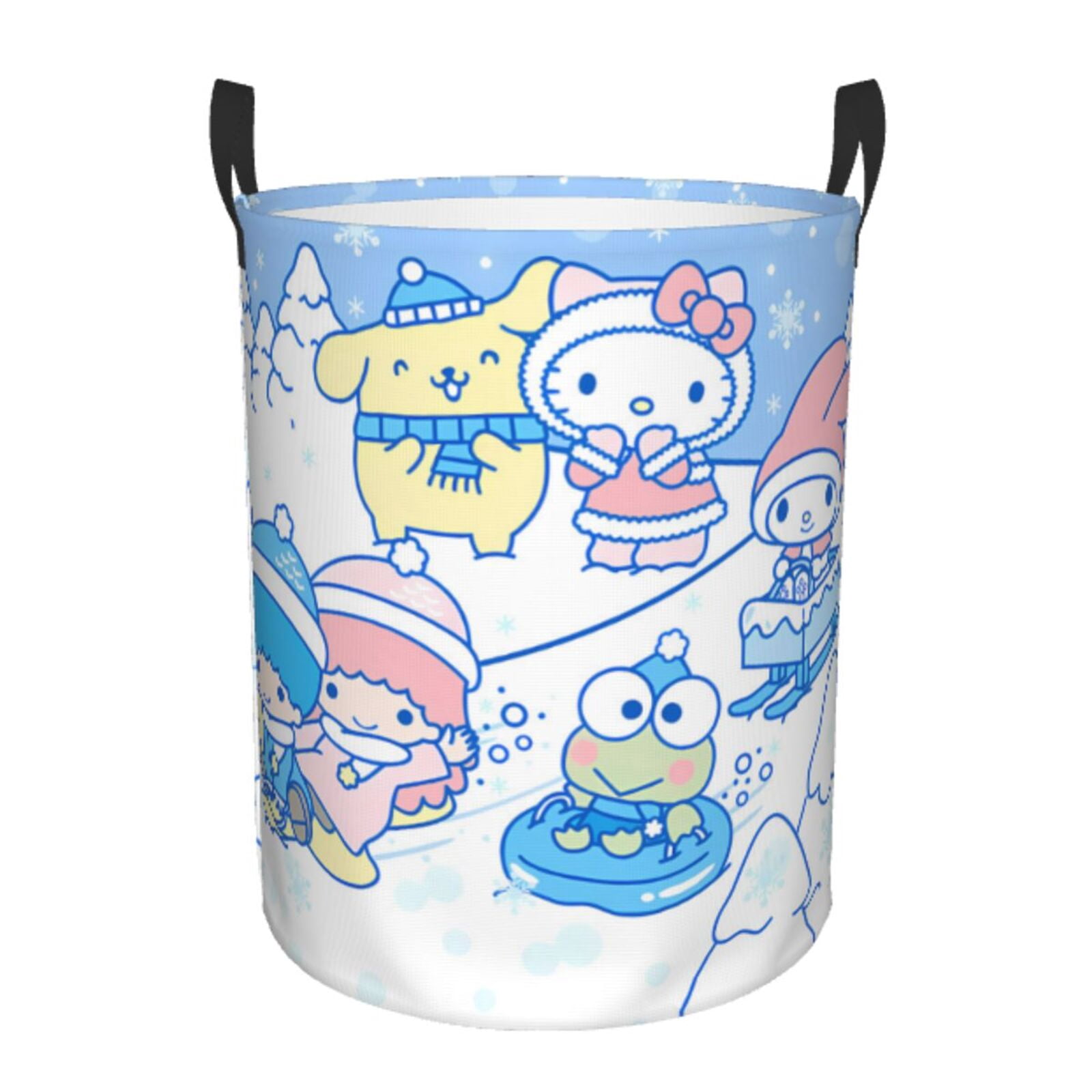Defioc Sanrio Print Waterproof Foldable Laundry Hamper Bucket with ...