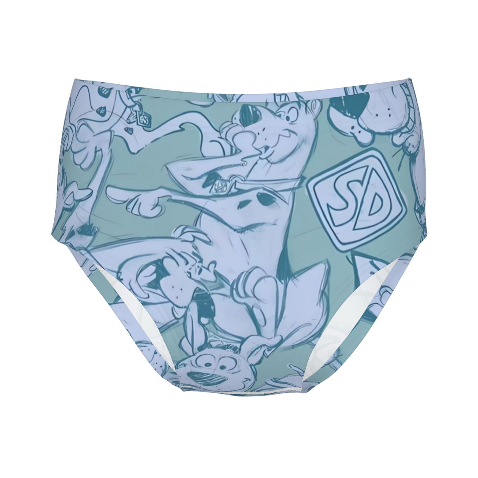 Defioc Scooby-Doo Pattern Girls Underwear,Stretch Cotton Panties for ...