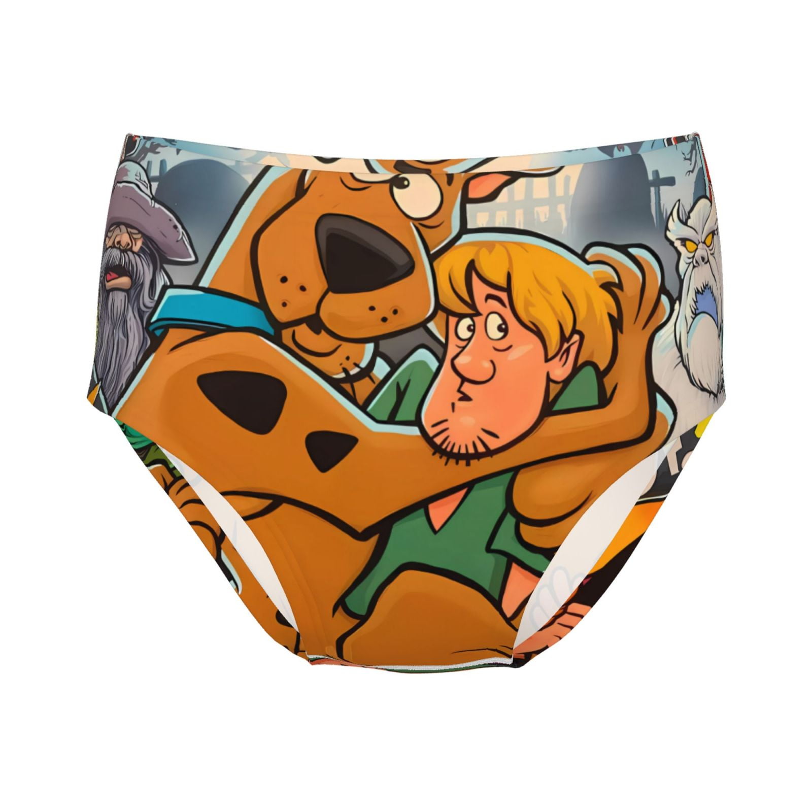 Defioc Scooby-Doo Pattern Girls Underwear,Stretch Cotton Panties for ...