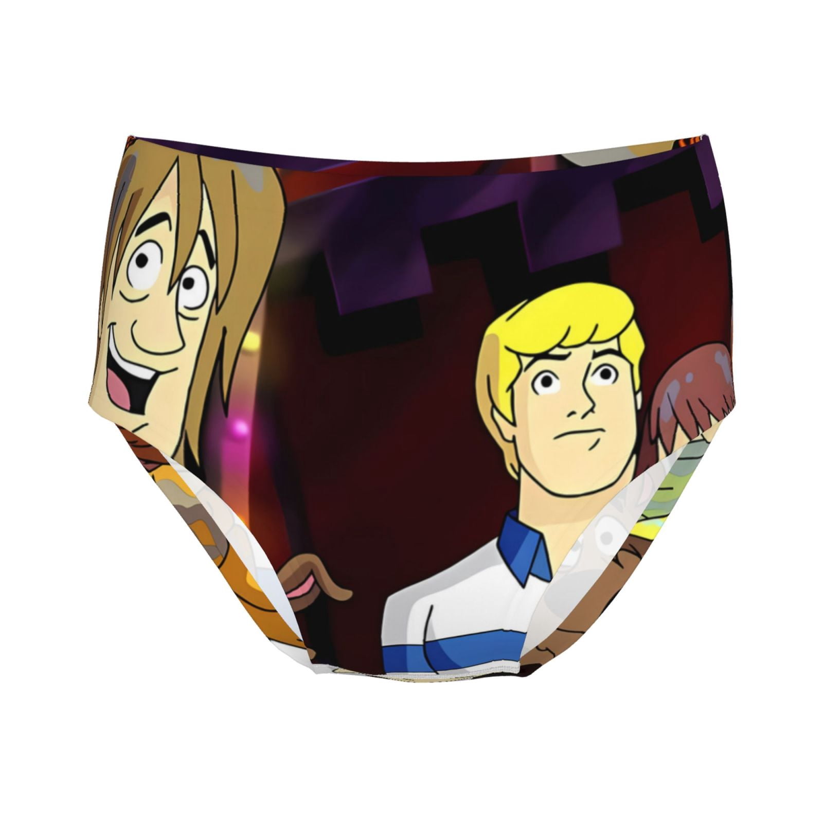Defioc Scooby Doo Pattern Girls Underwear Stretch Cotton Panties For