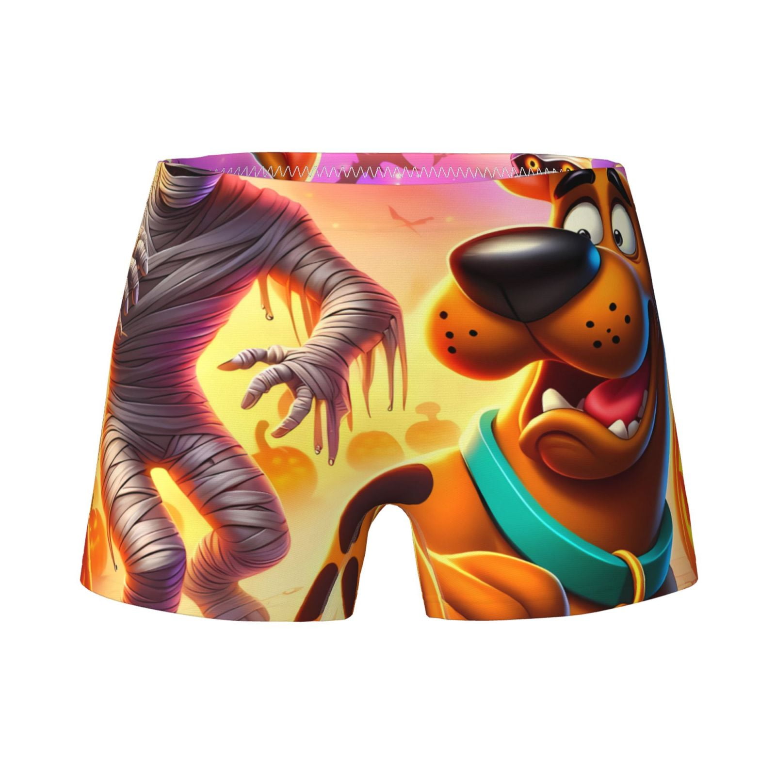 Defioc Scooby-Doo Print Girls Cotton Underwear,Boxer Briefs Underwear ...