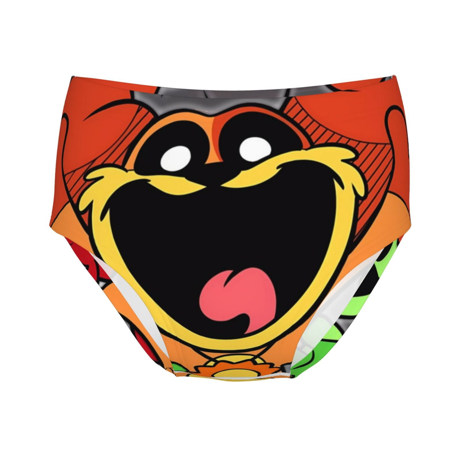 Defioc Smiling Critters Pattern Girls Underwear Stretch Cotton Panties For Girls Cute Panties