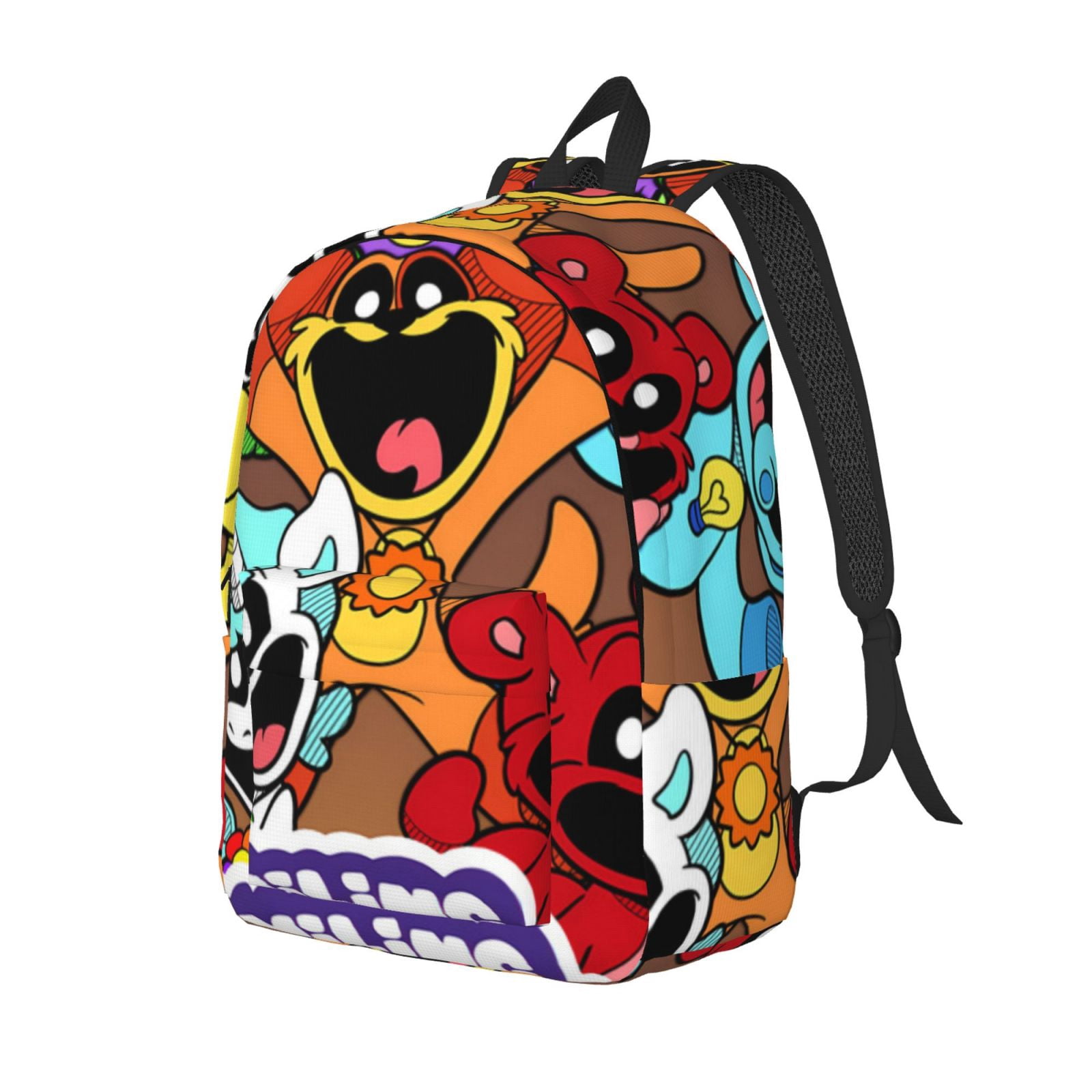 Defioc Smiling Critters for Canvas Backpack,Travel Rucksack Unisex ...