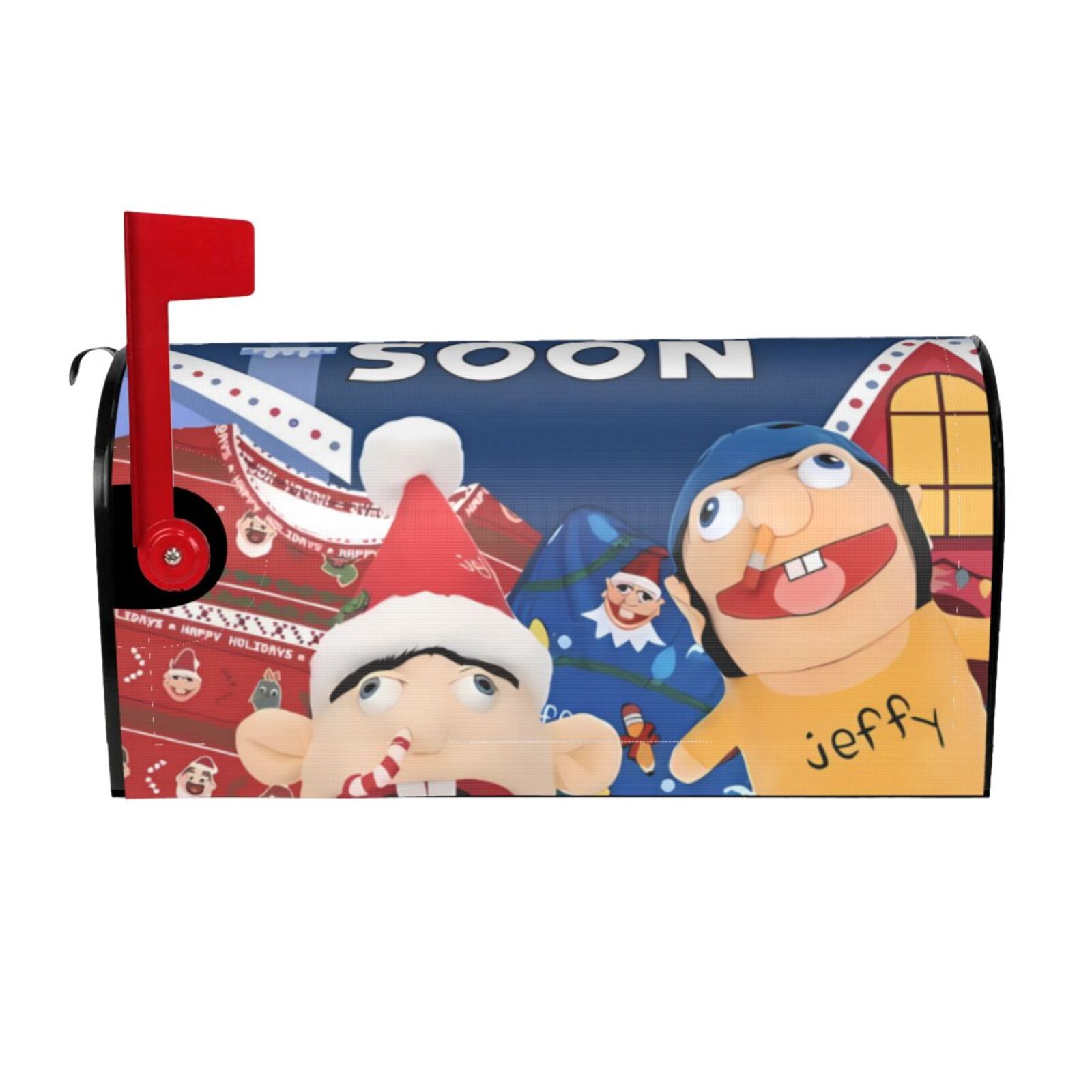 Defioc Sml Jeffy for Mailbox Covers,Magnetic Mailbox Waterproof Post ...