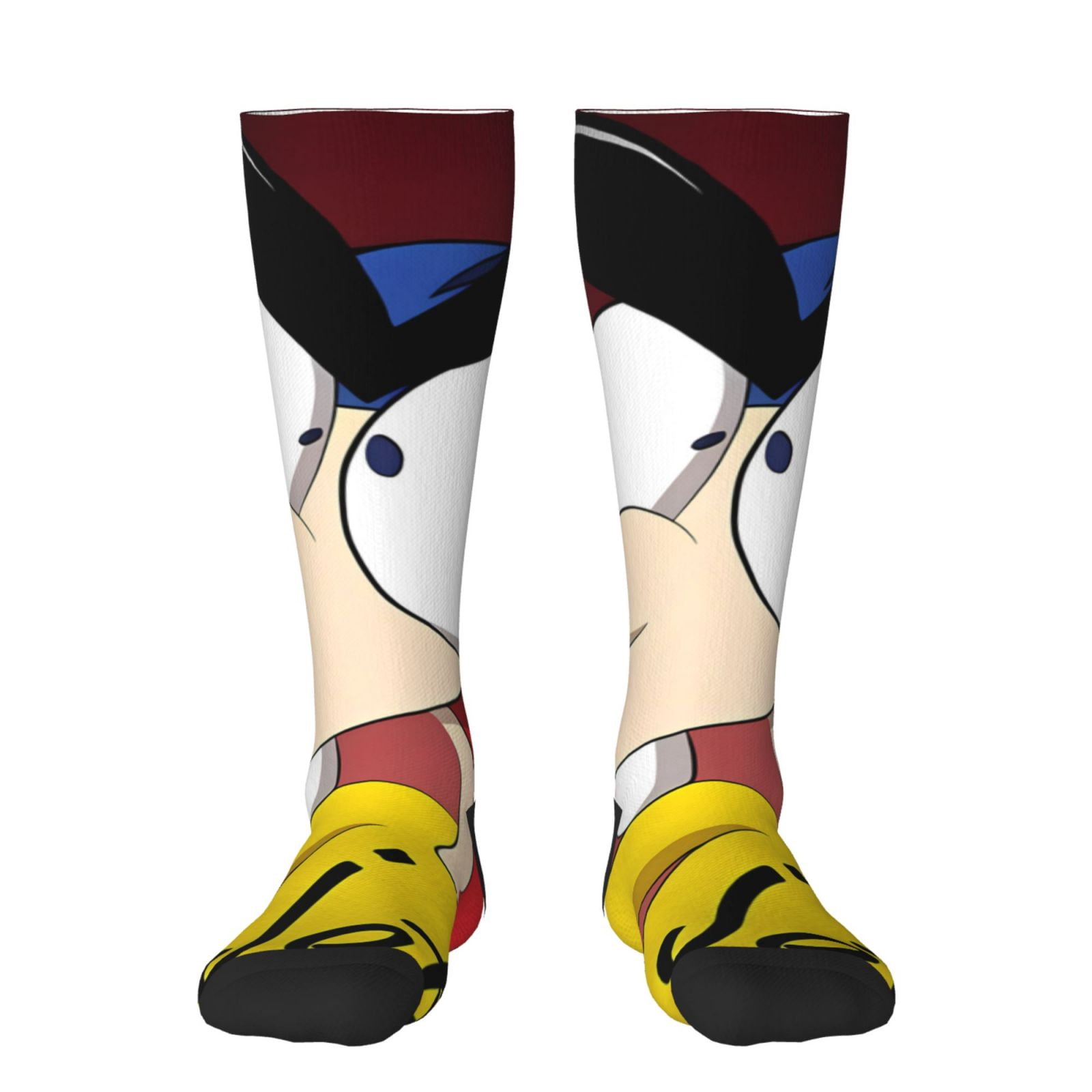 Defioc Sml Jeffy Pattern Cool Socks Men's & Women's Crew Socks Funny ...