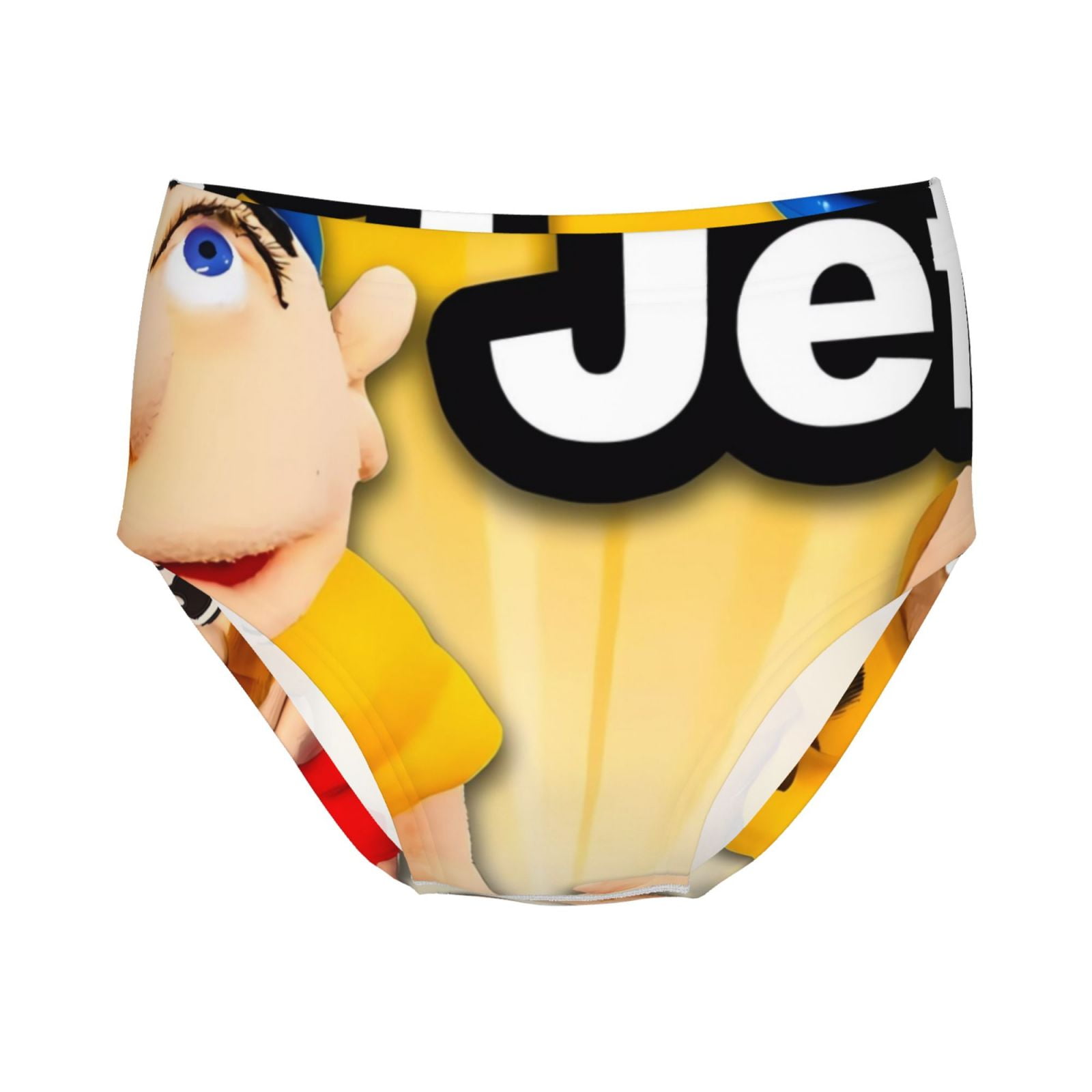 Defioc Sml Jeffy Pattern Girls Underwear,Stretch Cotton Panties for ...