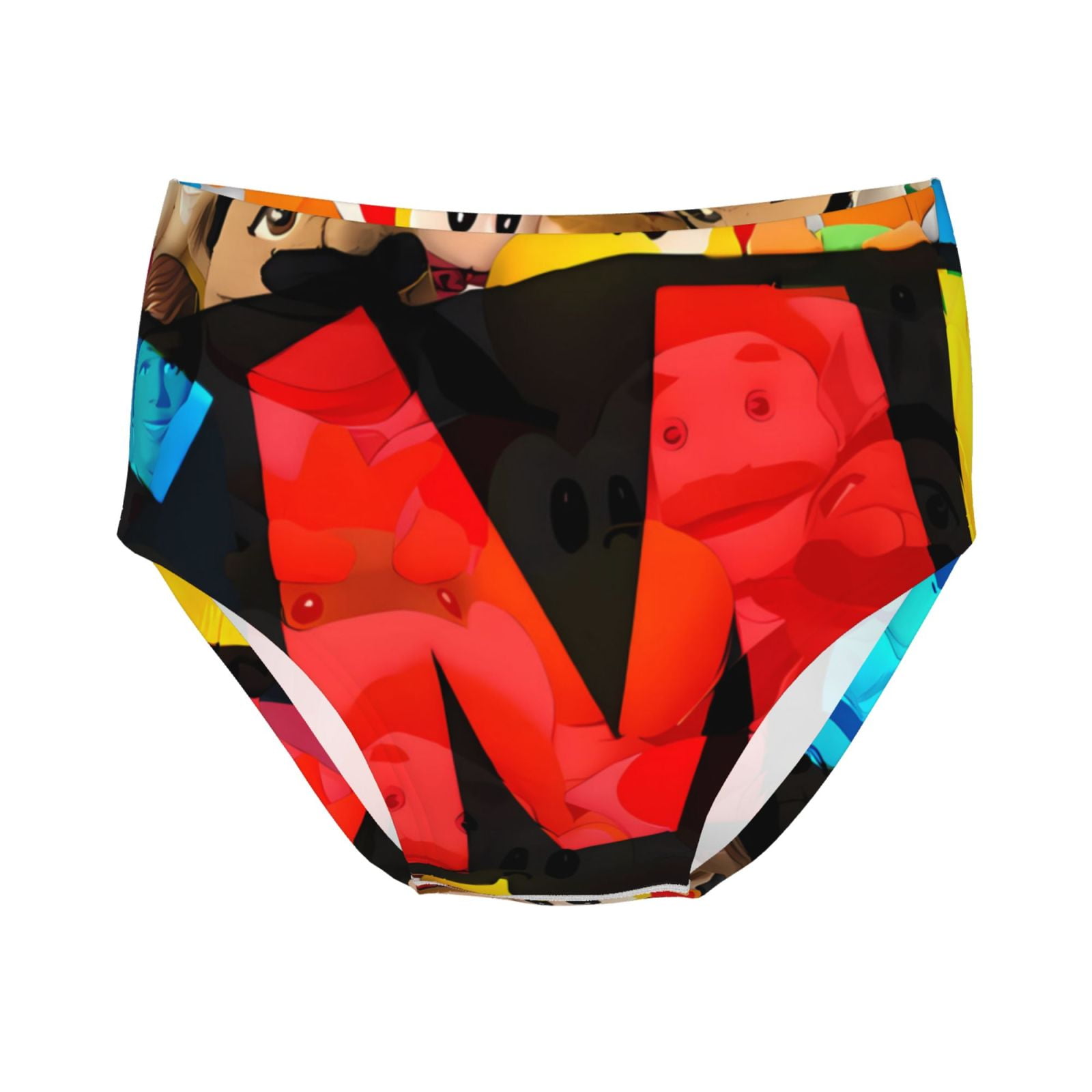 Defioc Sml Jeffy Pattern Girls Underwear,Stretch Cotton Panties for Girls Cute Panties for ...