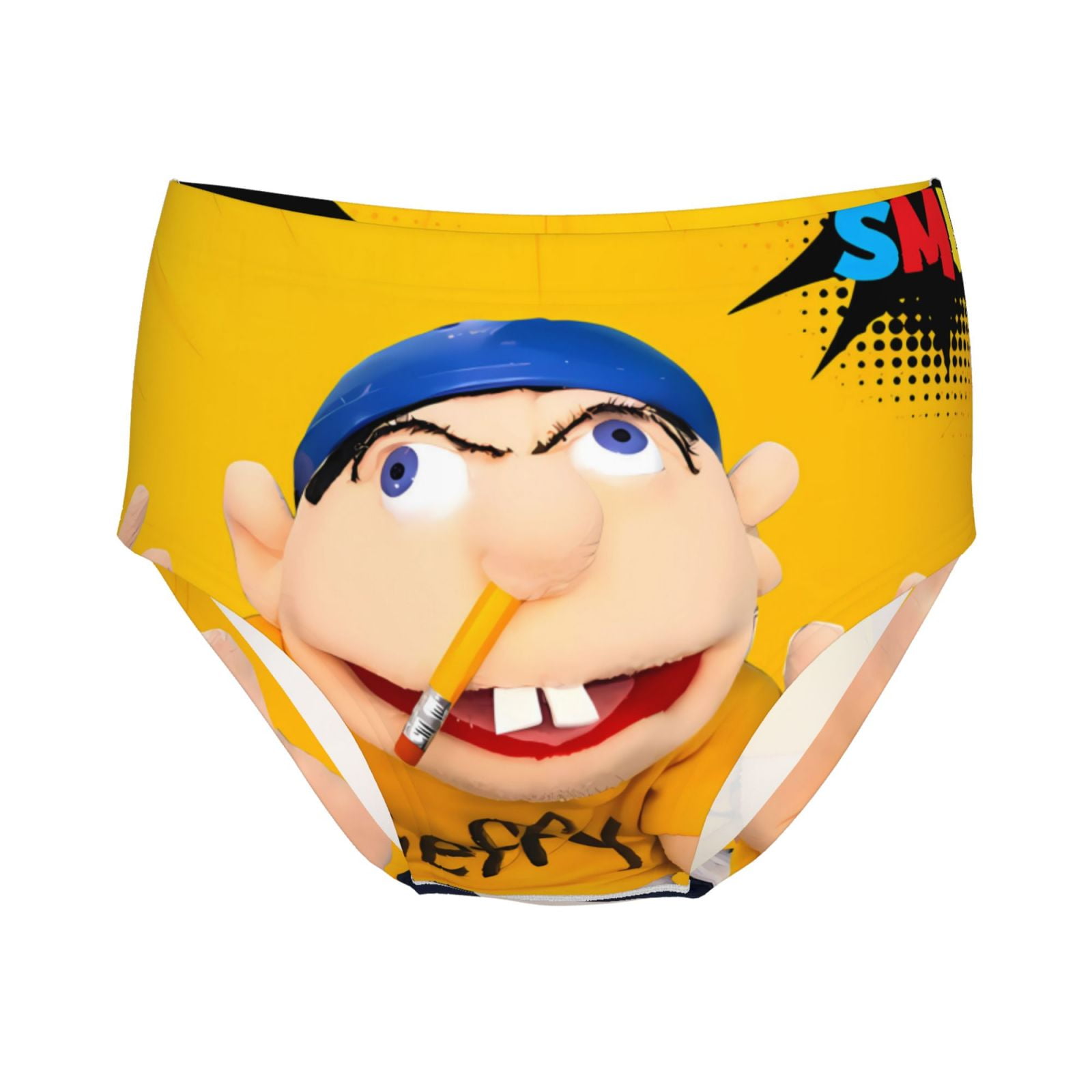 Defioc Sml Jeffy Pattern Girls Underwear Stretch Cotton Panties For
