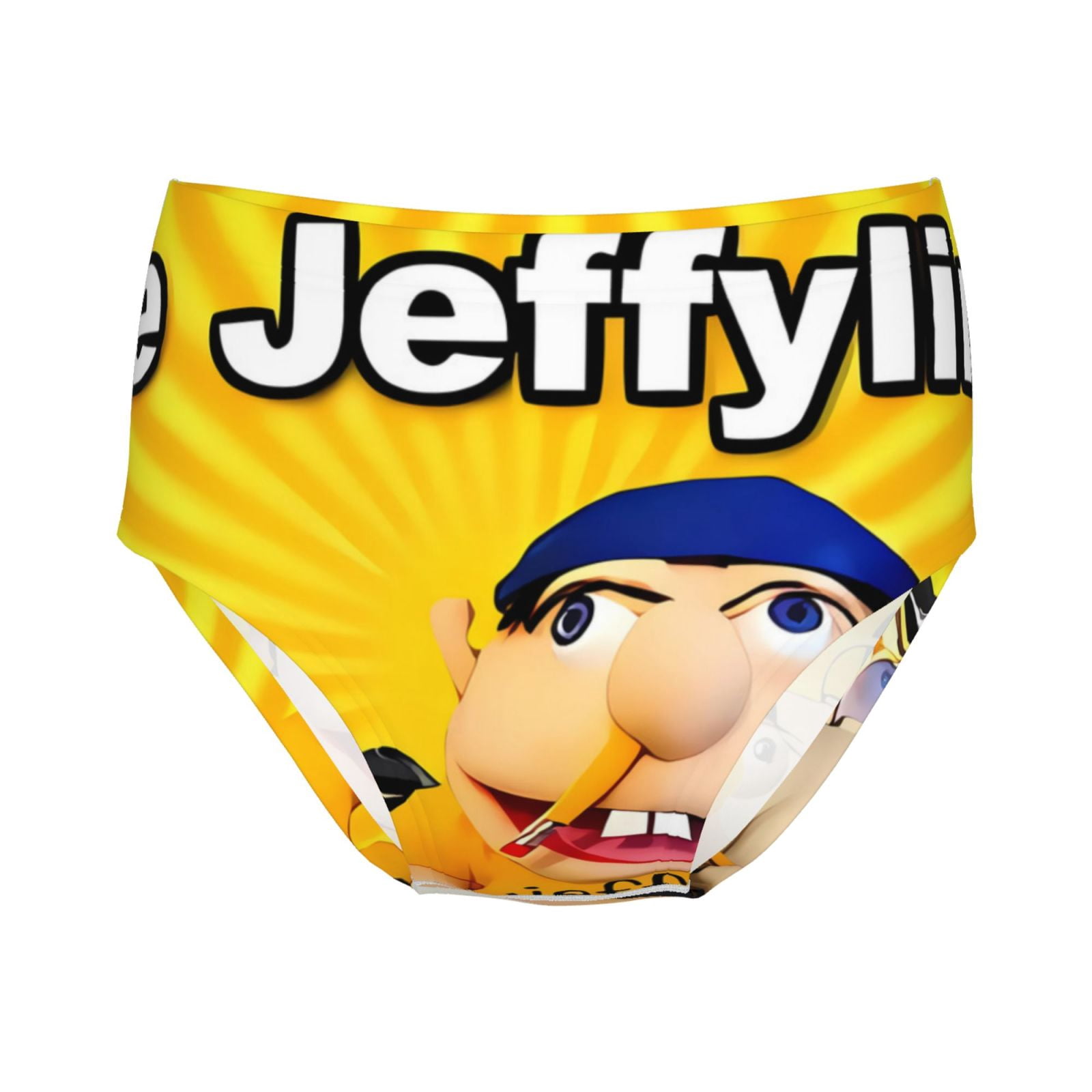 Defioc Sml Jeffy Pattern Girls Underwear Stretch Cotton Panties For